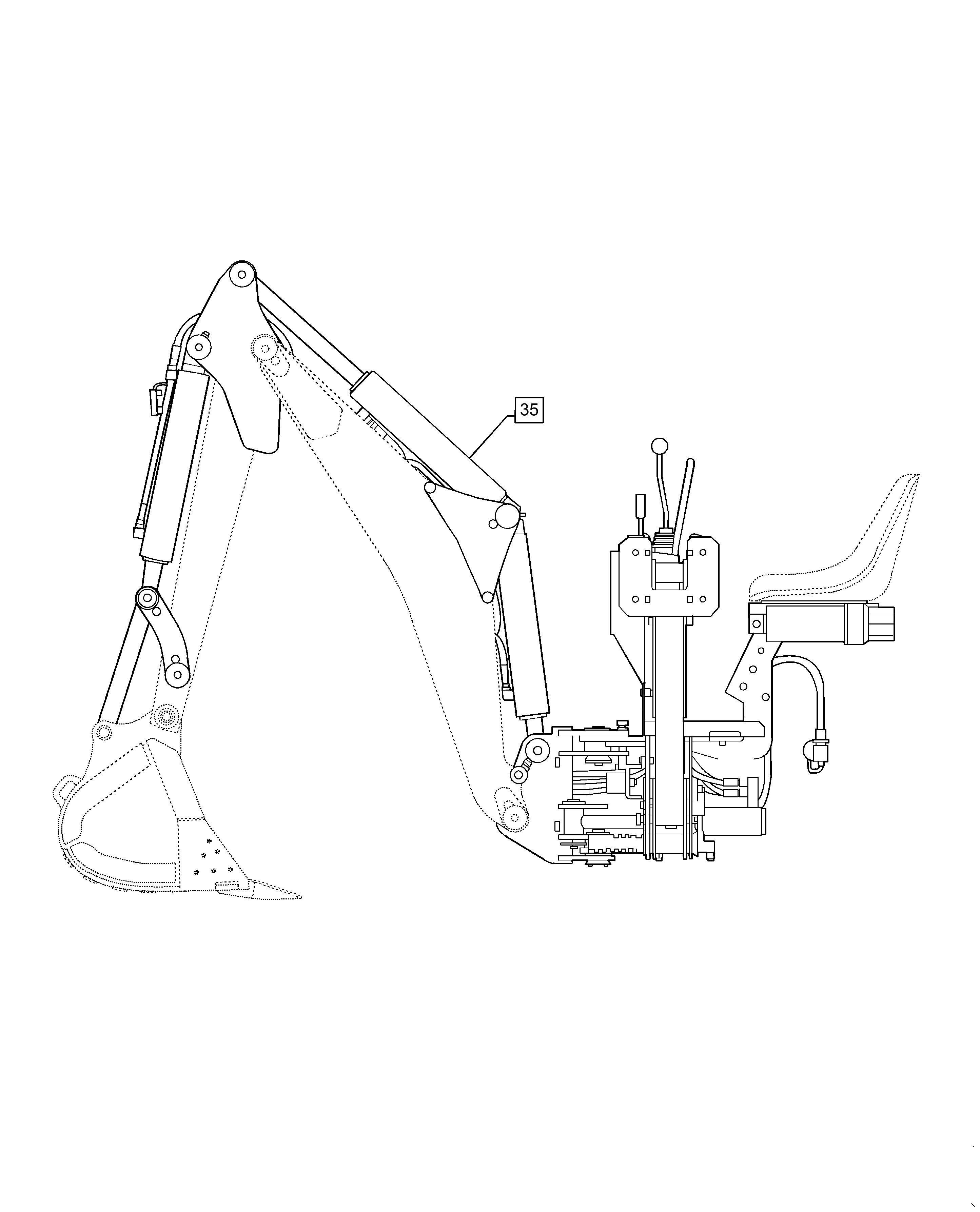 New Holland 935GBH - BACKHOE - 102IN(12/14 - ) Parts Diagrams