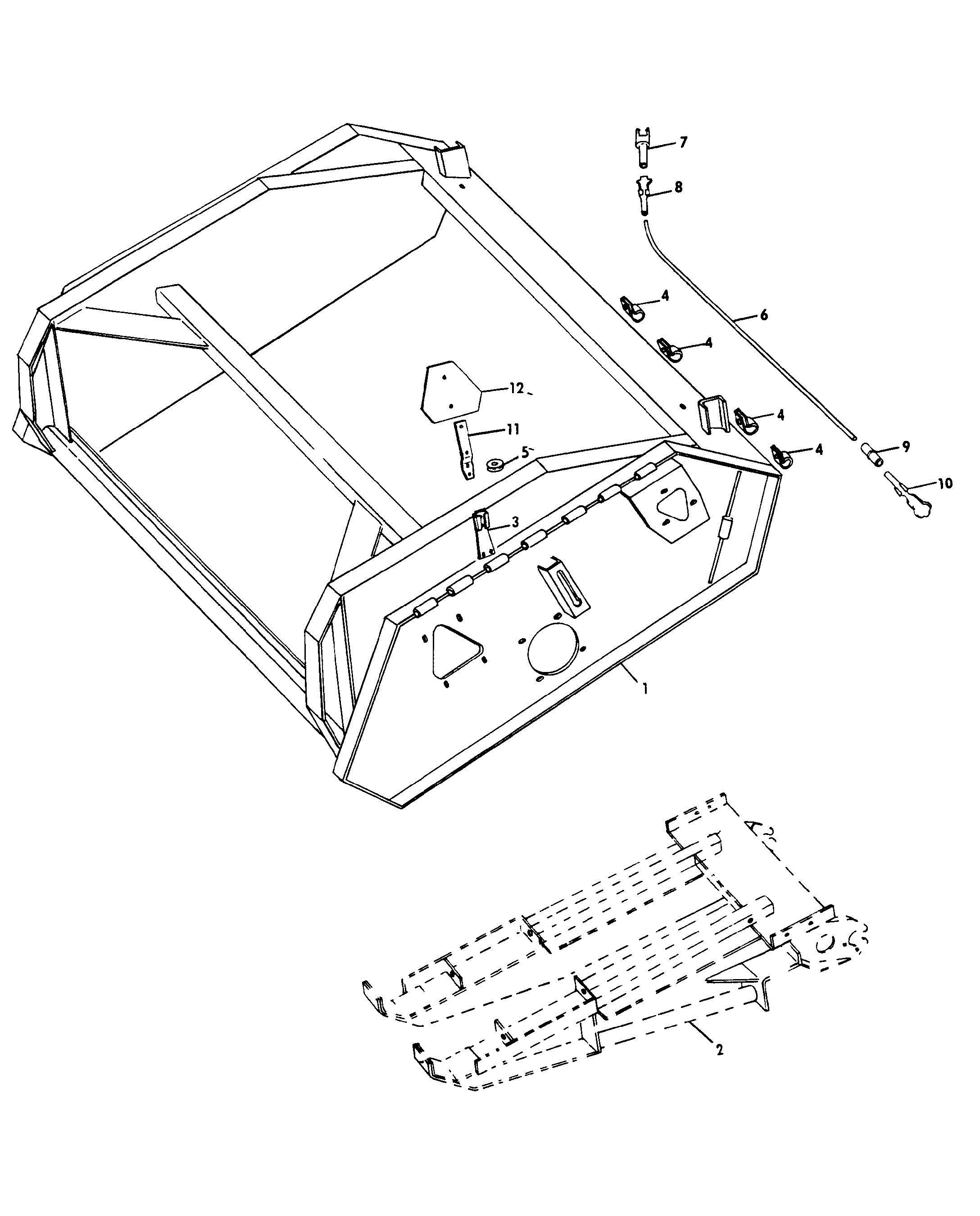 New Holland 962N3 - NH 3-ROW NARROW CORN HEAD(07/72 - 07/75) Parts Diagrams