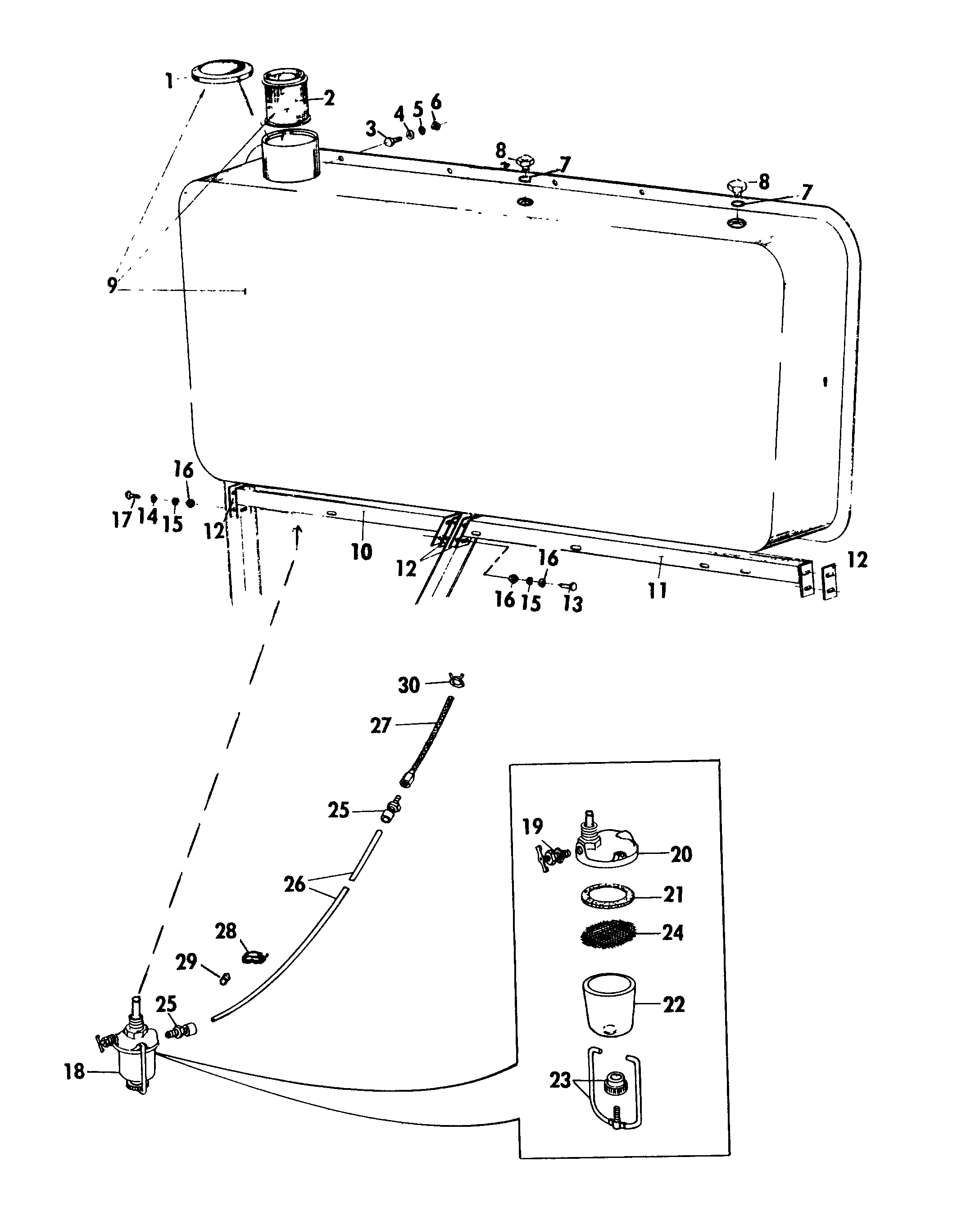 New Holland 975 - COMBINE, S/N 248001-248999(01/68 - 07/75) Parts Diagrams