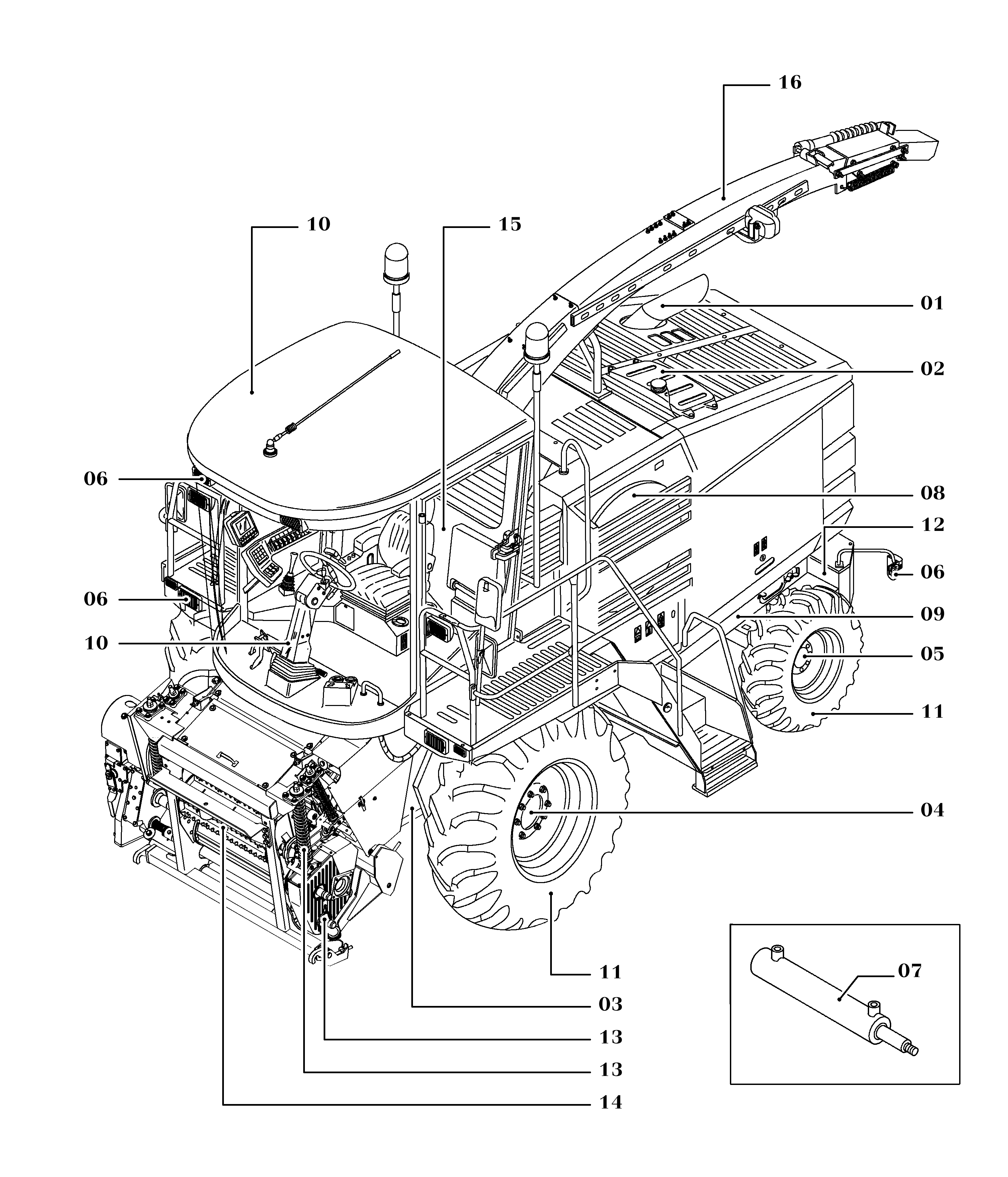 New Holland FX50 - SELF-PROPELLED FORAGE HARVESTER(01/02 - 12/07) Parts ...
