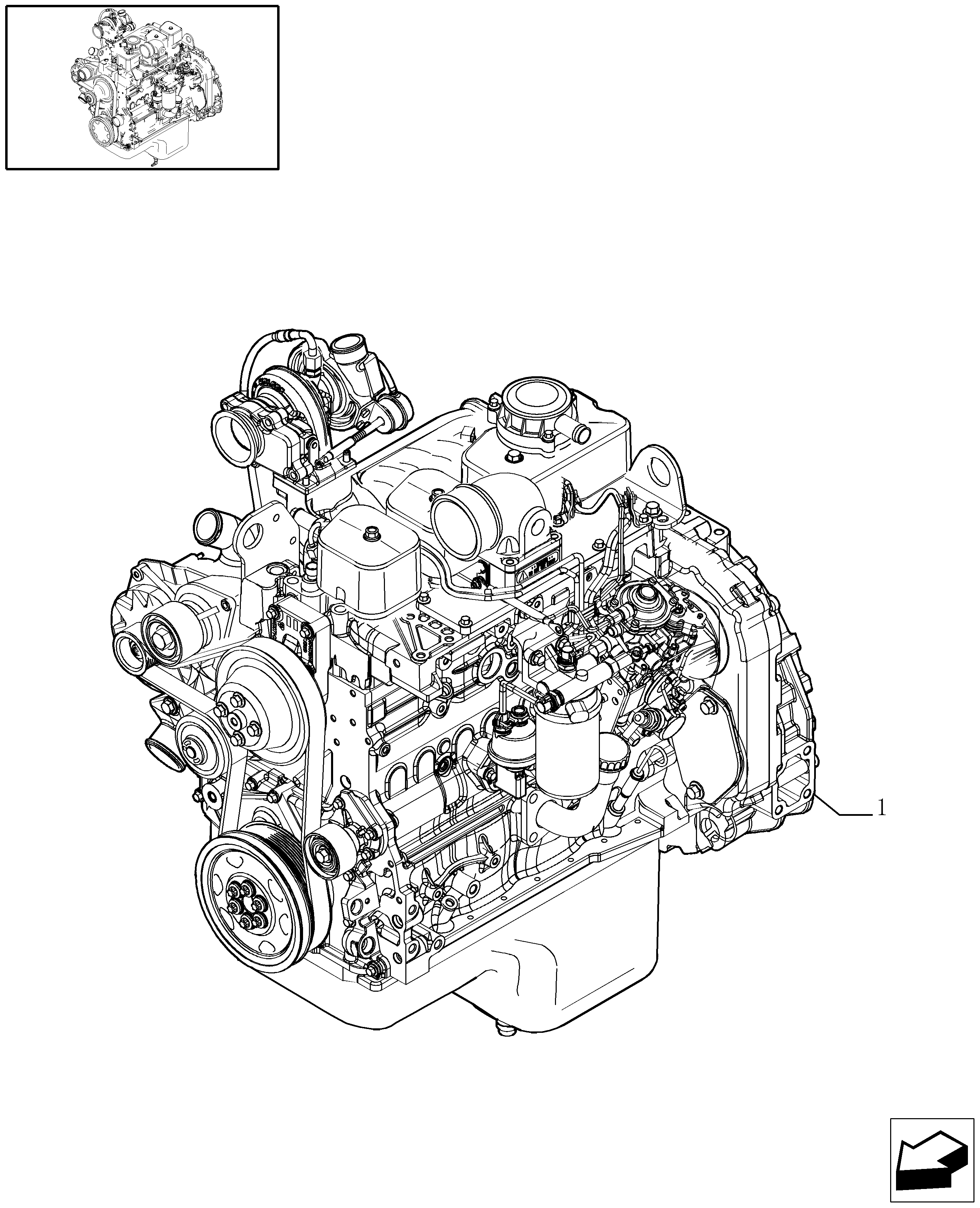 New Holland SE110 - IRRIGATION POWER UNIT(08/05 - 12/07) Parts Diagrams