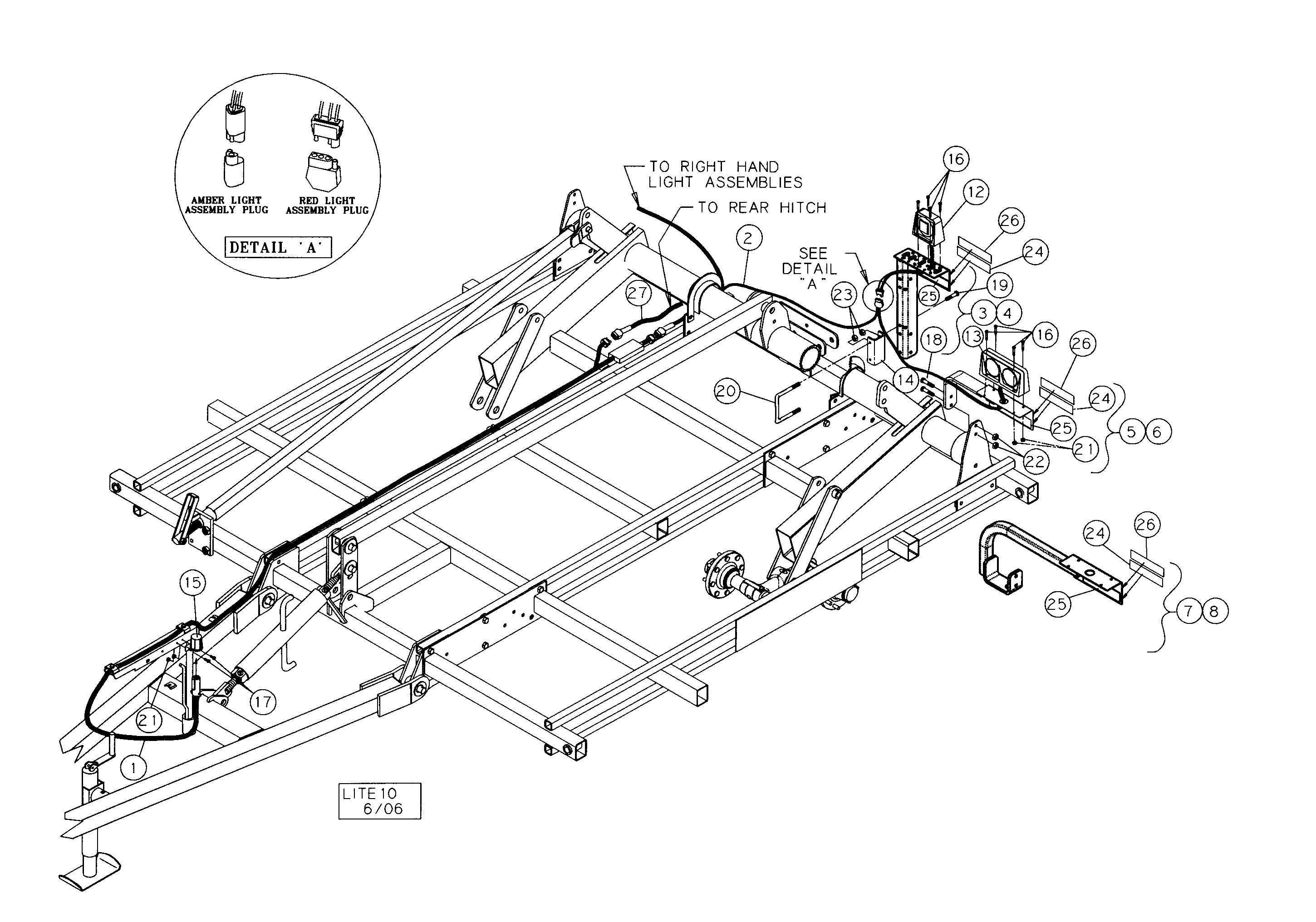 New Holland ST250 - NH FIELD CULTIVATOR(01/04 - 12/06) Parts Diagrams