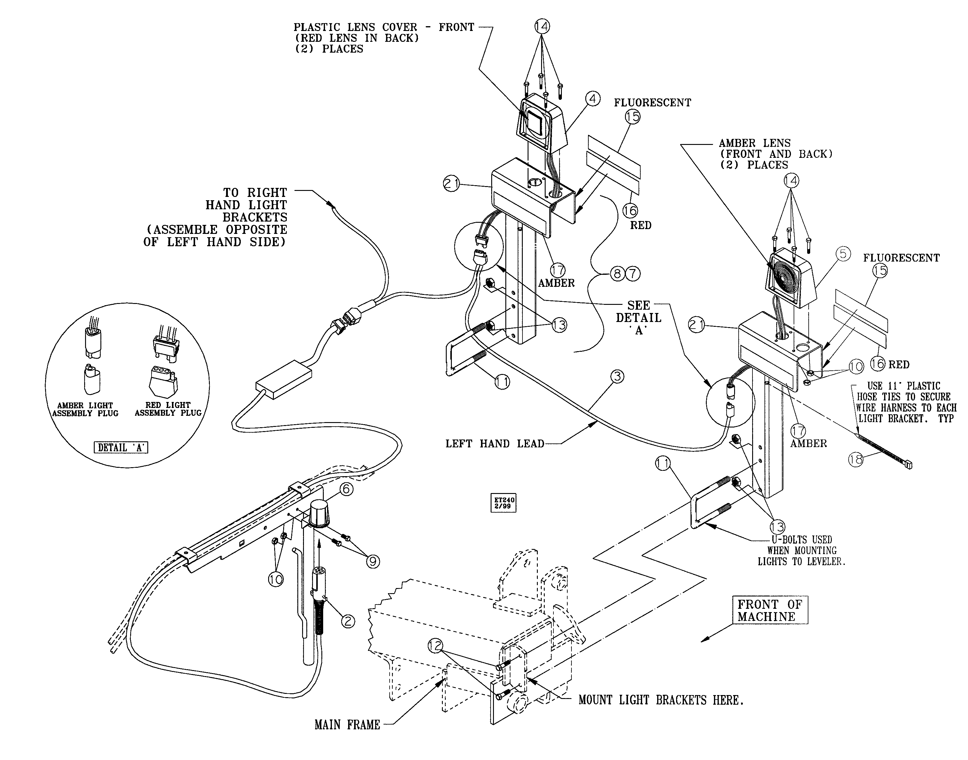 New Holland ST770 - 5 SHANK MULCH CHISEL(01/04 - 12/07) Parts Diagrams
