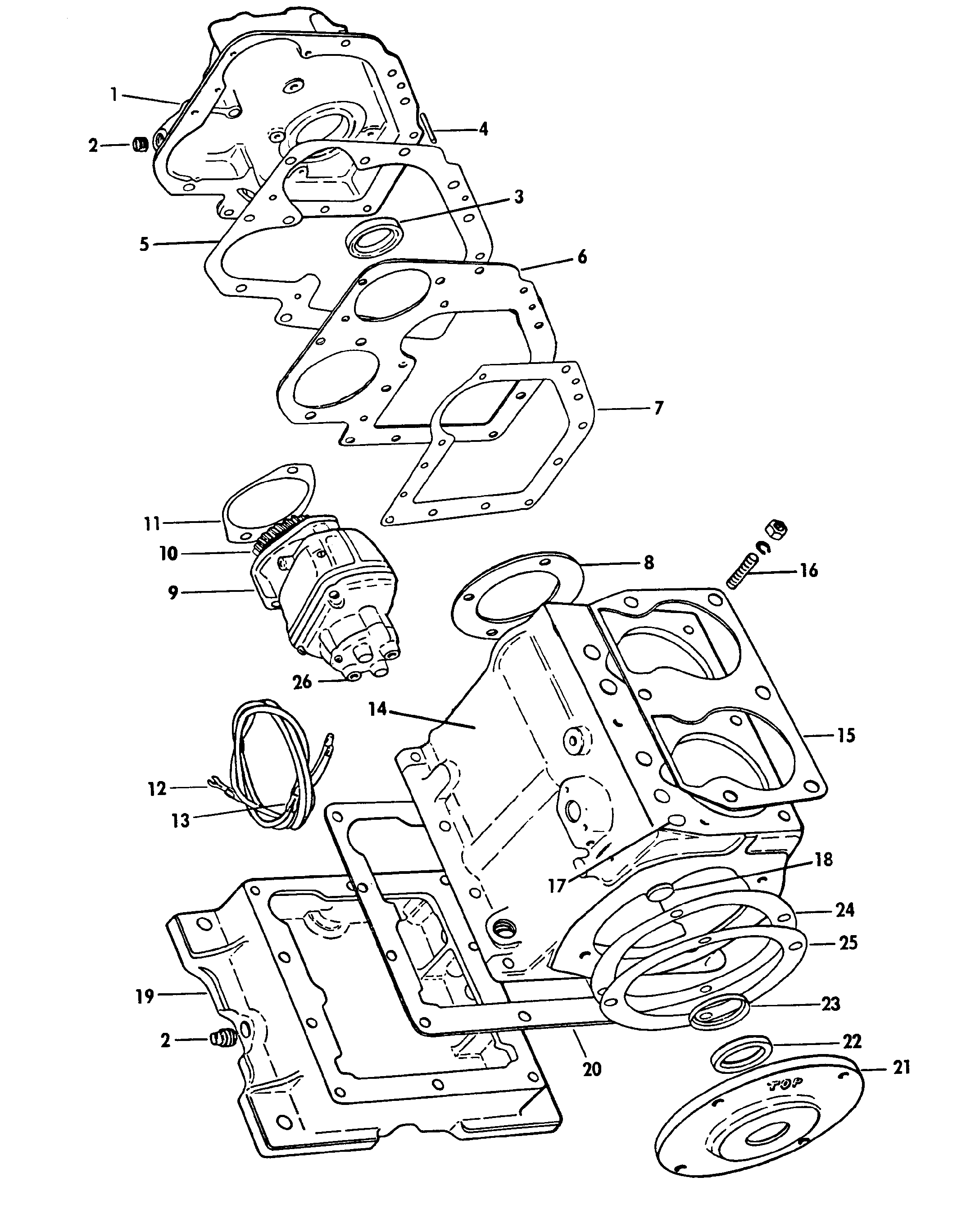 New Holland THD - WISCONSIN 2 CYL GAS ENGINE(01/57 - 12/85) Parts Diagrams