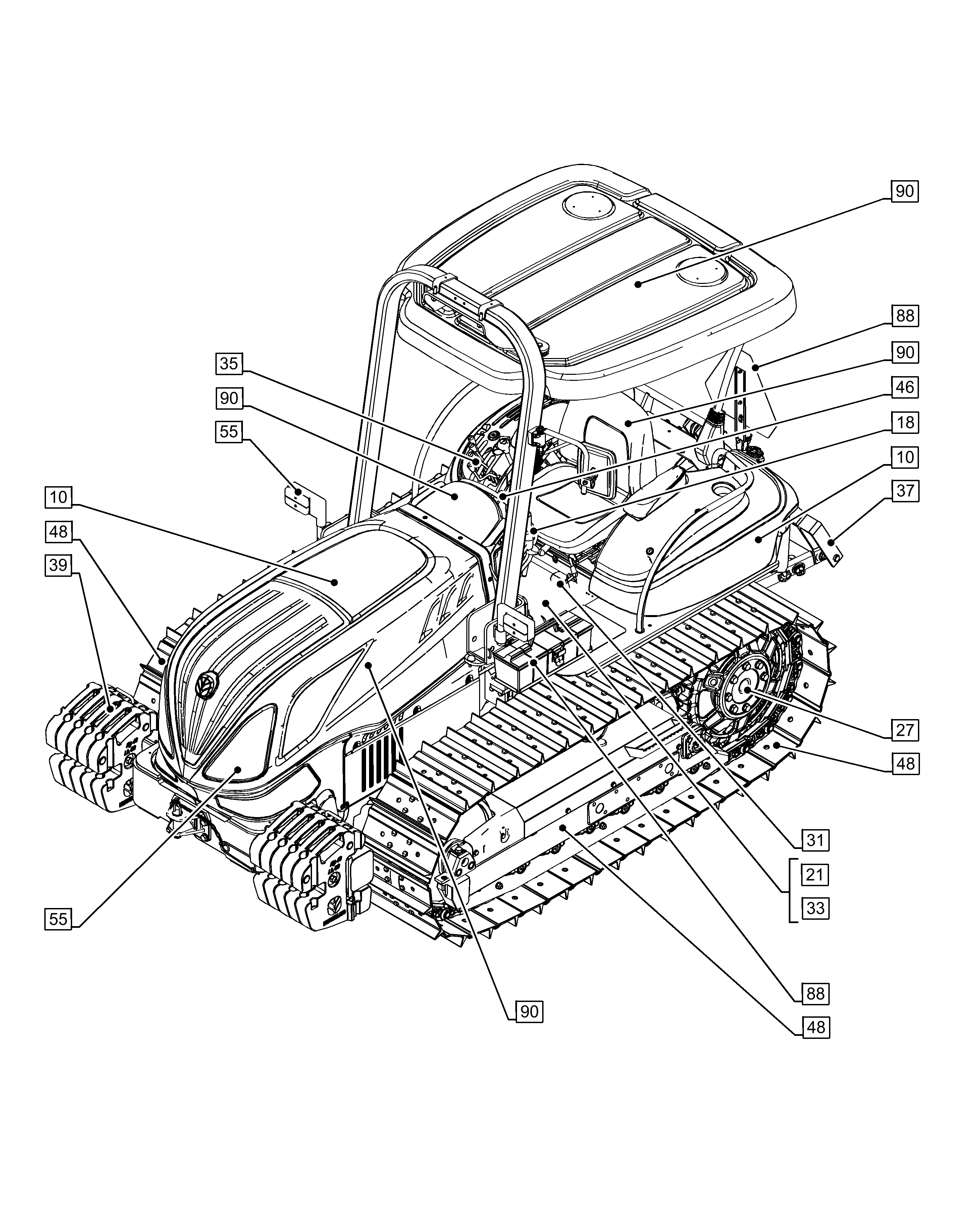 New Holland TK4.100 - CRAWLER TRACTOR - W/O CAB - TIER 4A(03/17 ...