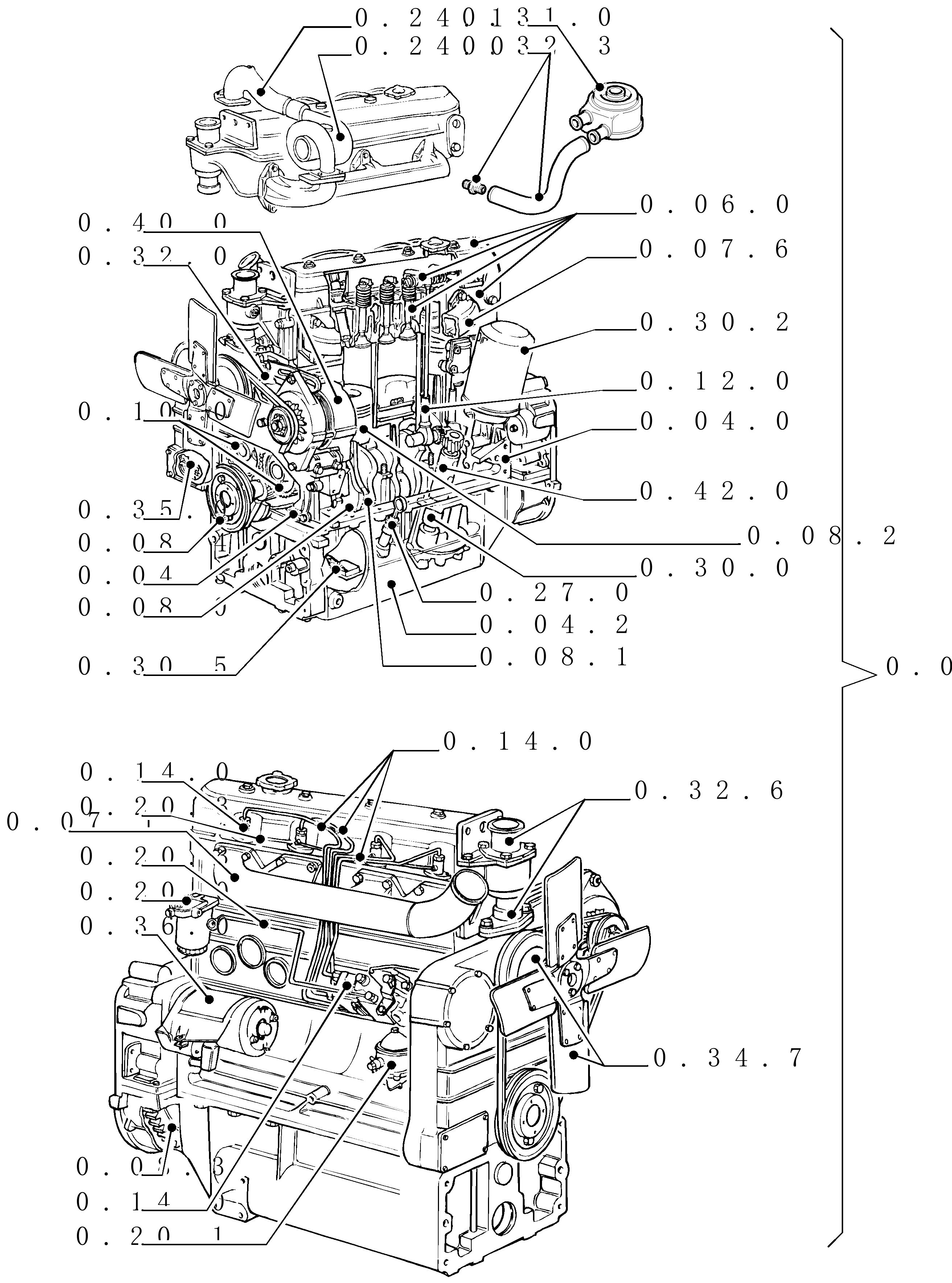 New Holland TN70A TURF - TRACTOR(01/04 - 12/08) Parts Diagrams
