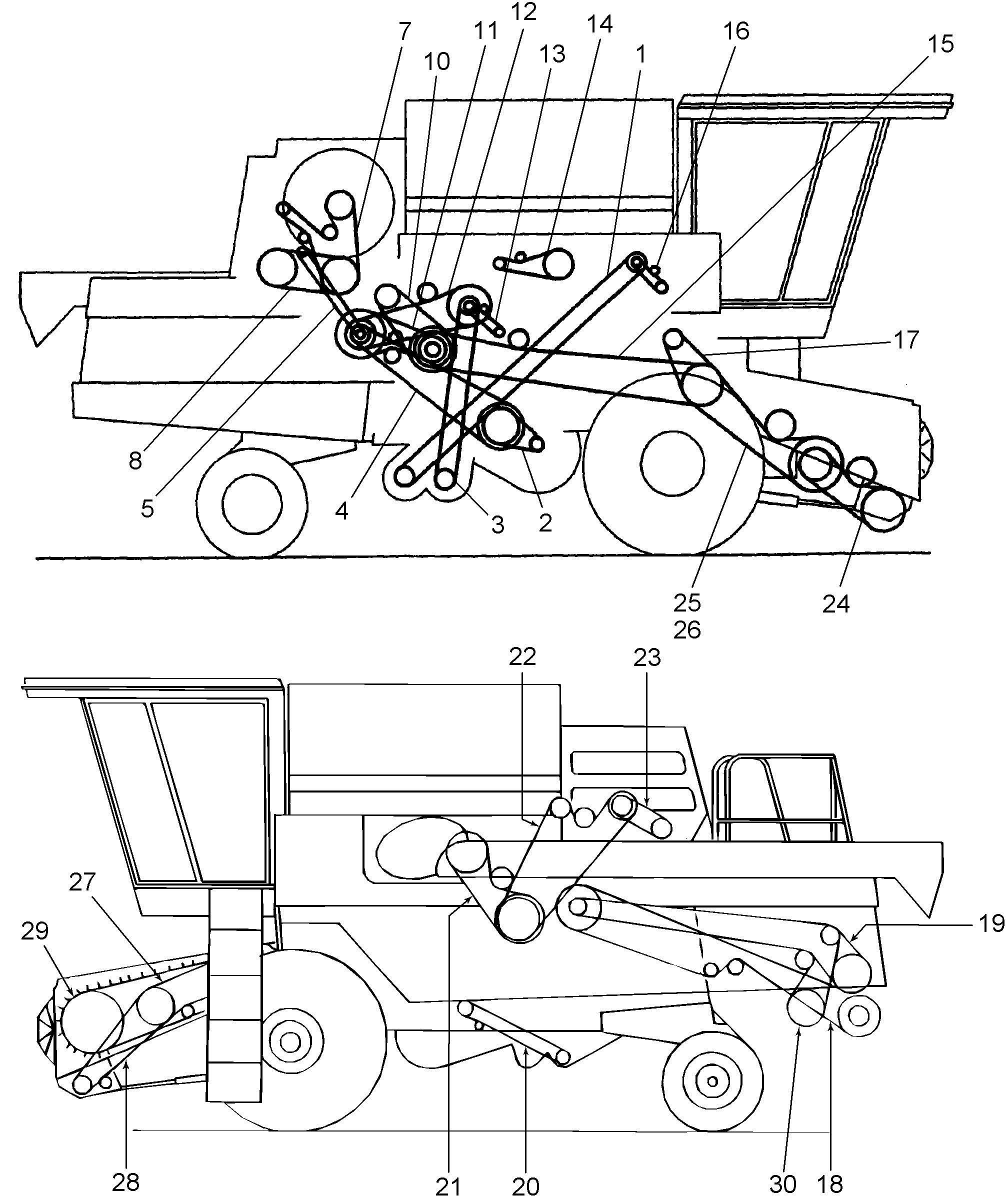 New Holland TR98 - TWIN ROTOR COMBINE(07/96 - 12/98) Parts Diagrams