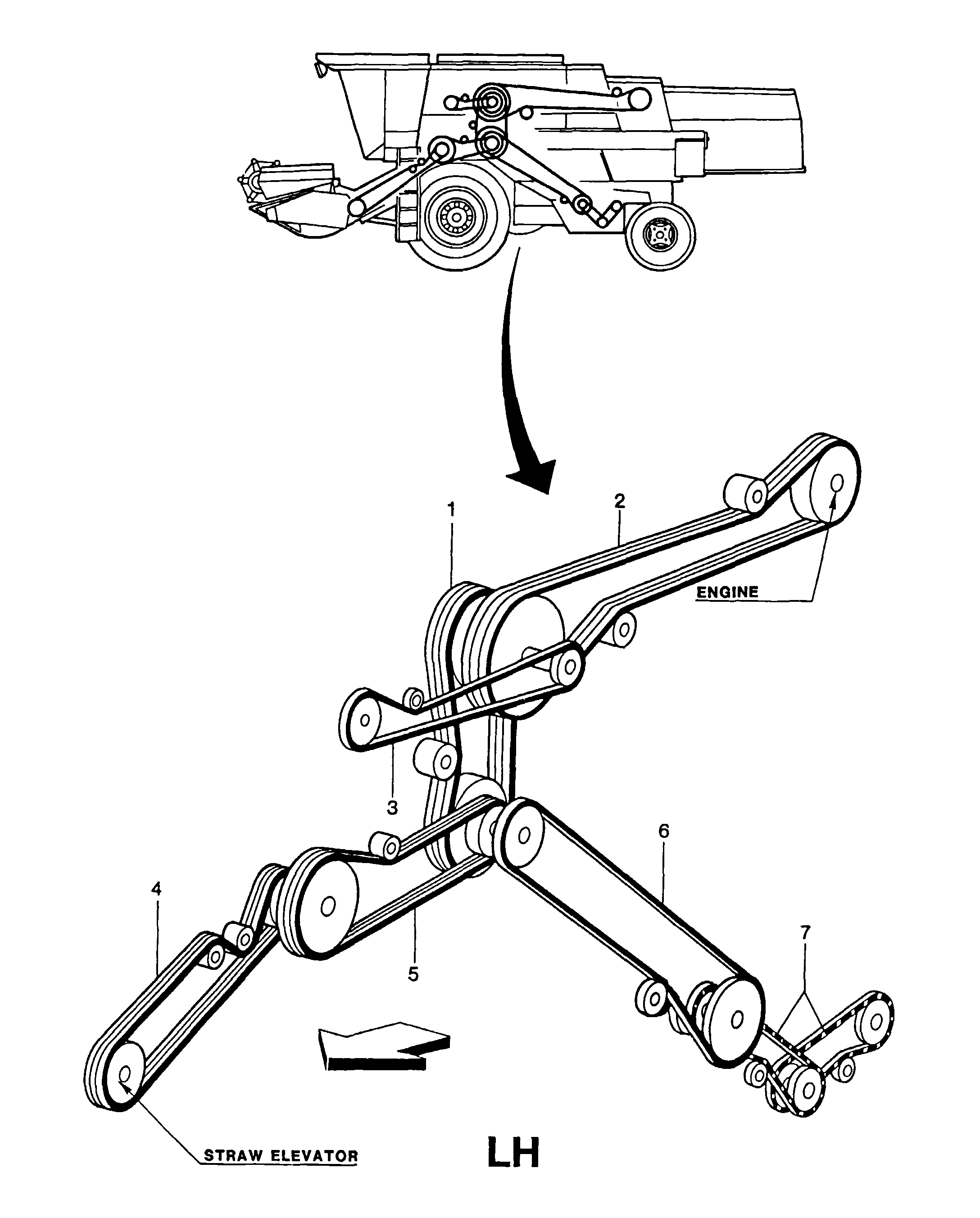 New Holland TX36 - NH COMBINE(01/88 - 12/94) Parts Diagrams