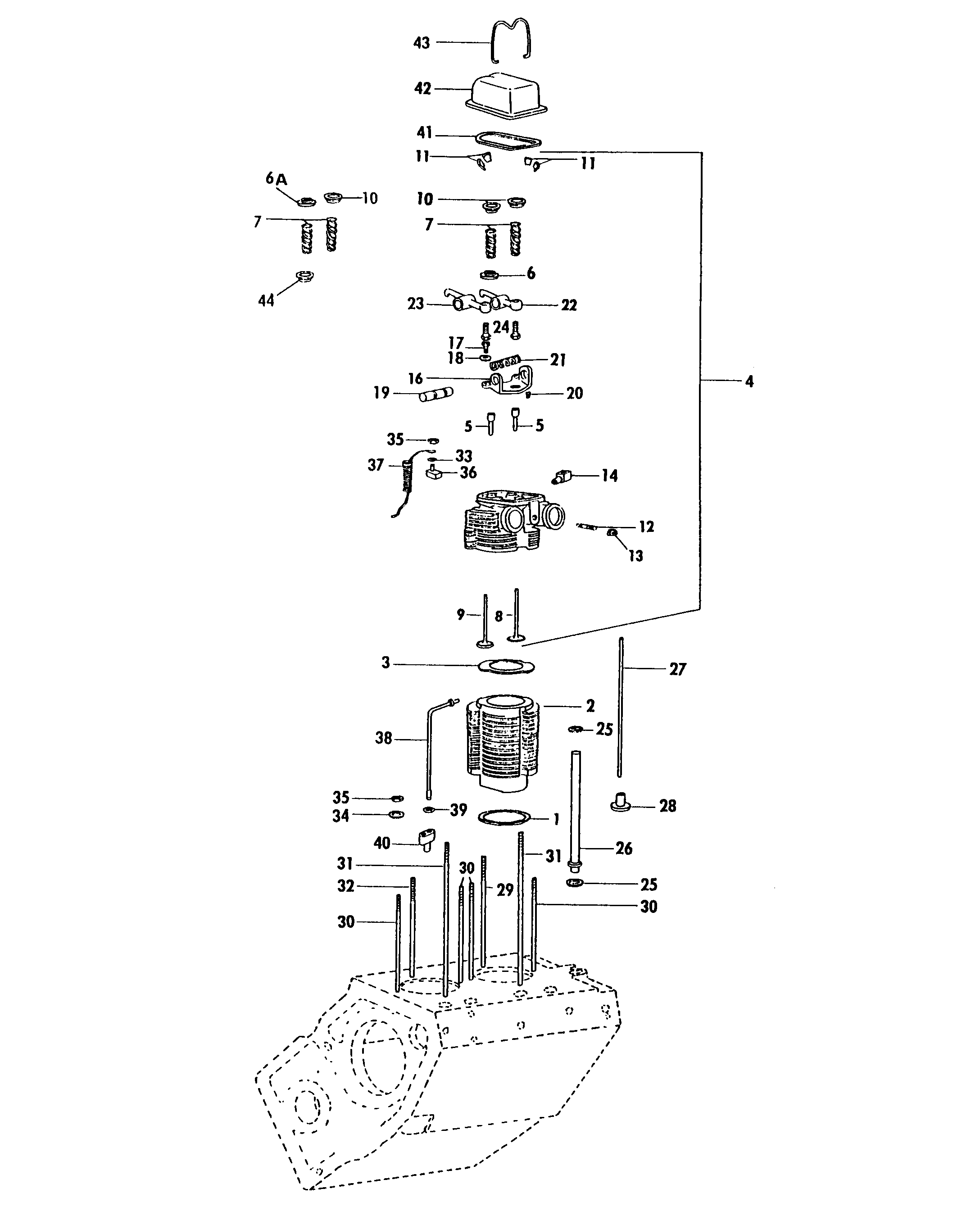 New Holland V461D - WISCONSIN 4 CYL GAS ENGINE(01/61 - 12/77) Parts ...