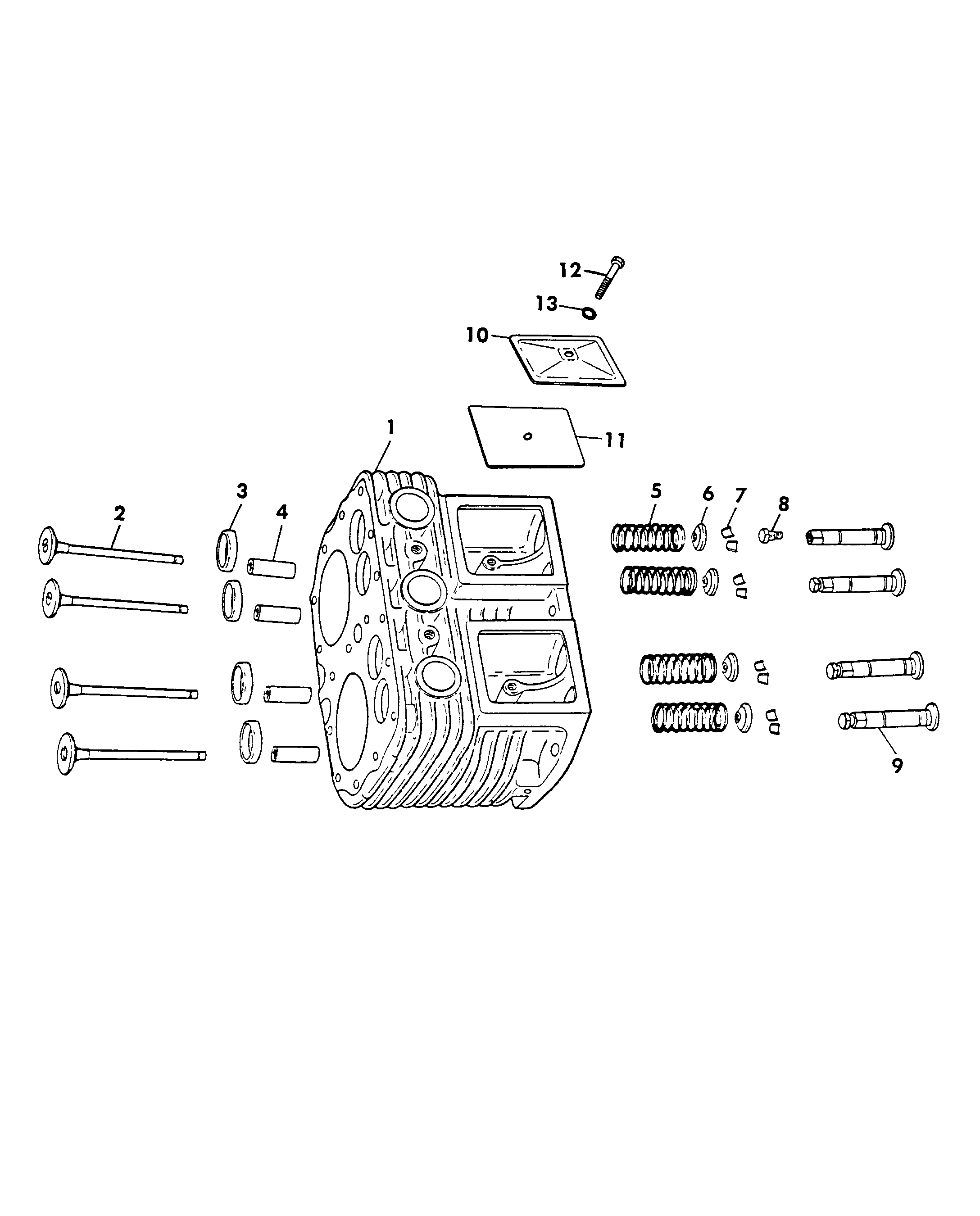 New Holland VH4D - WISCONSIN 4 CYL ENGINE(01/85 - 12/90) Parts Diagrams