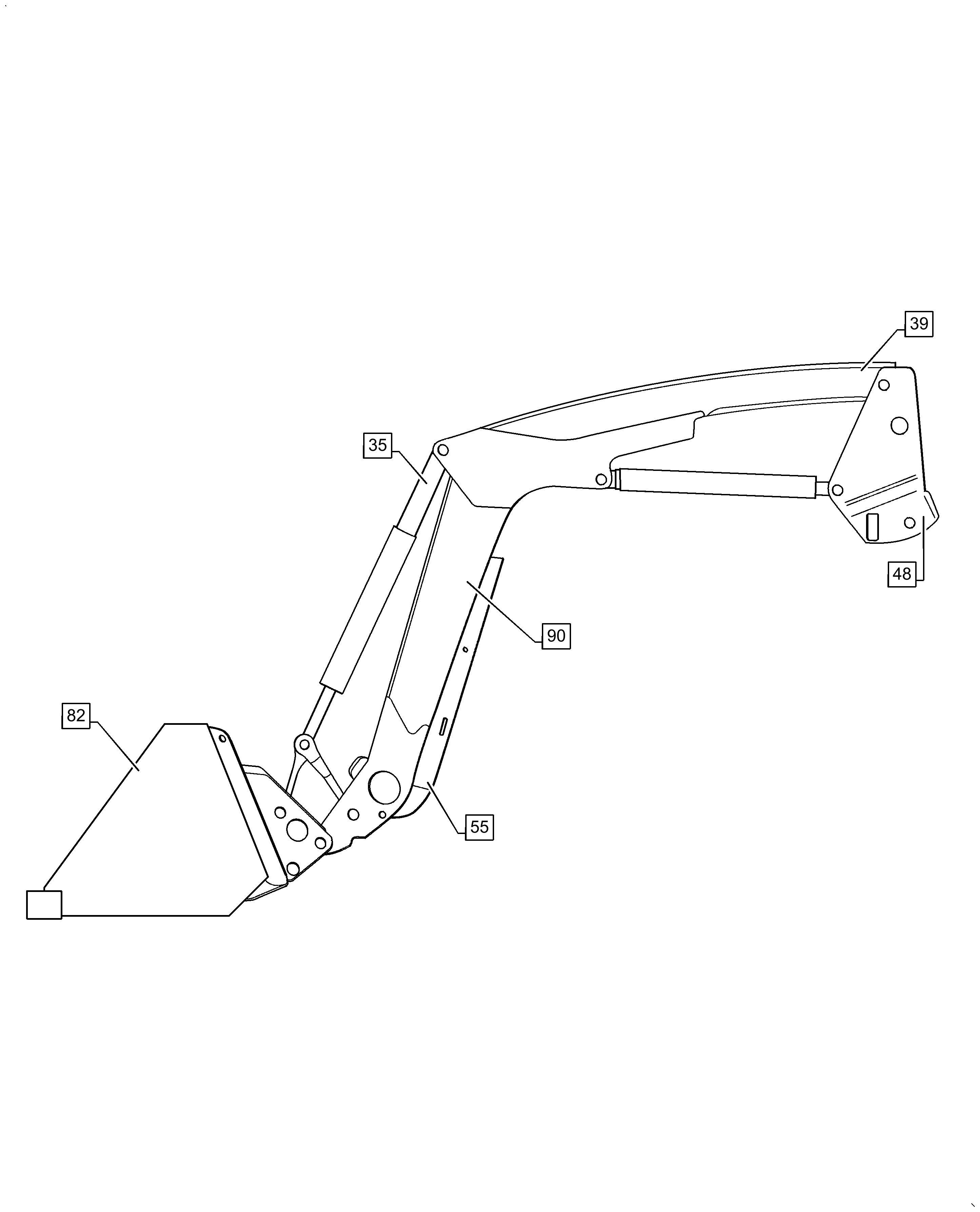 New Holland 627TL - FRONT END LOADER(04/15 - ) Parts Diagrams