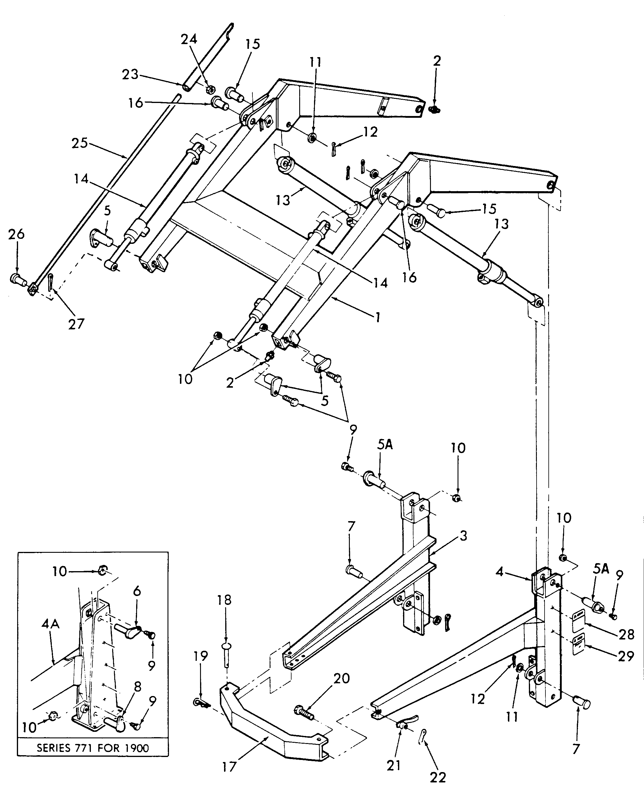 New Holland 770-SERIES - FORD LOADER(01/79 - 12/83) Parts Diagrams