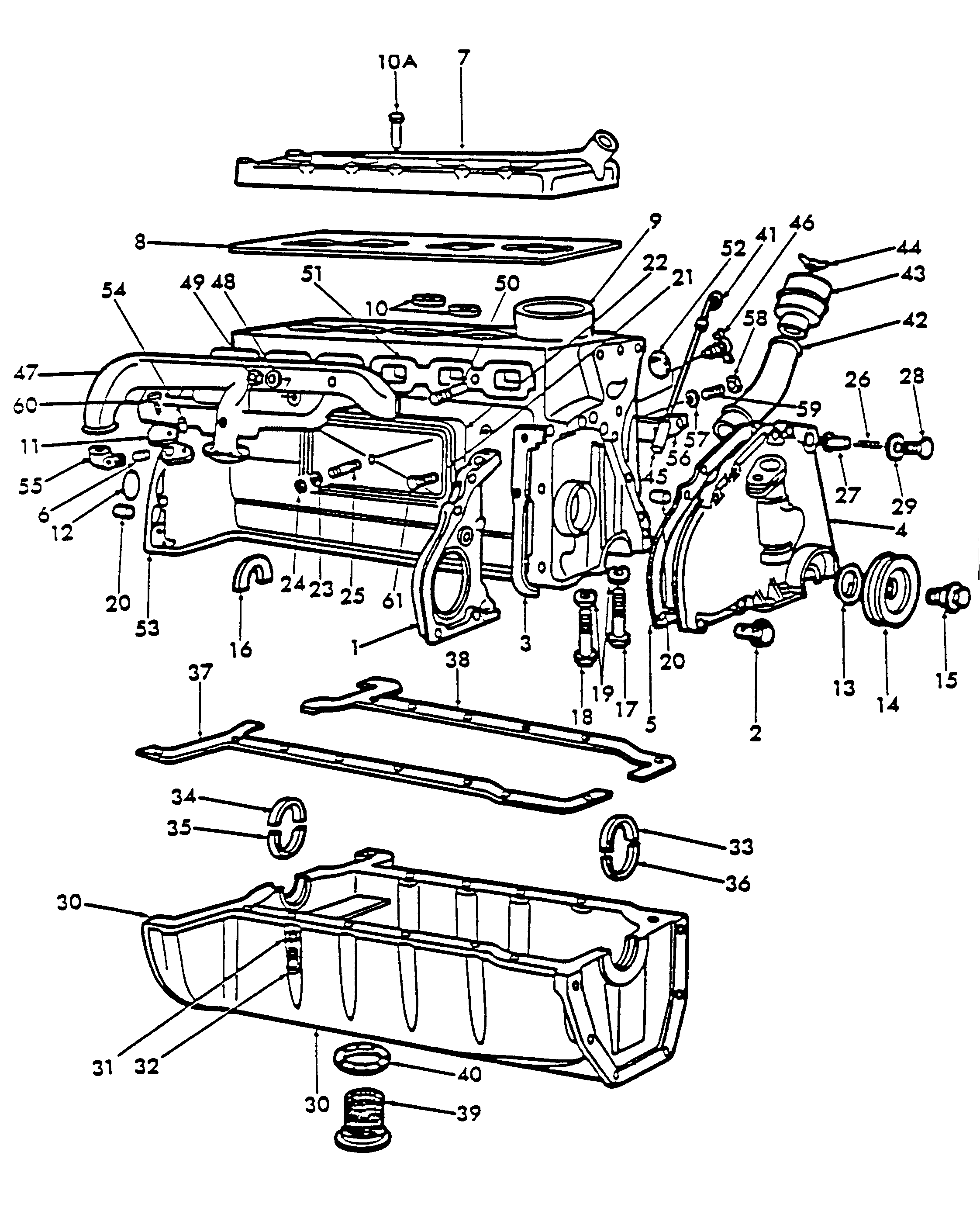 New Holland 8N - FORD 4 CYL AG TRACTOR(01/47 - 12/52) Parts Diagrams