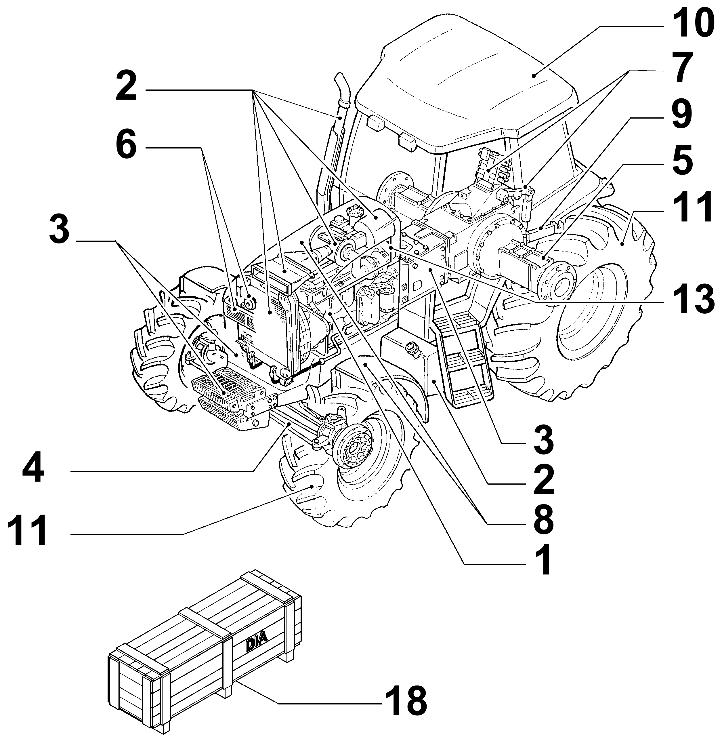 New Holland T6030 - TRACTOR - TIER 3 PLUS(01/07 - 11/13) Parts Diagrams