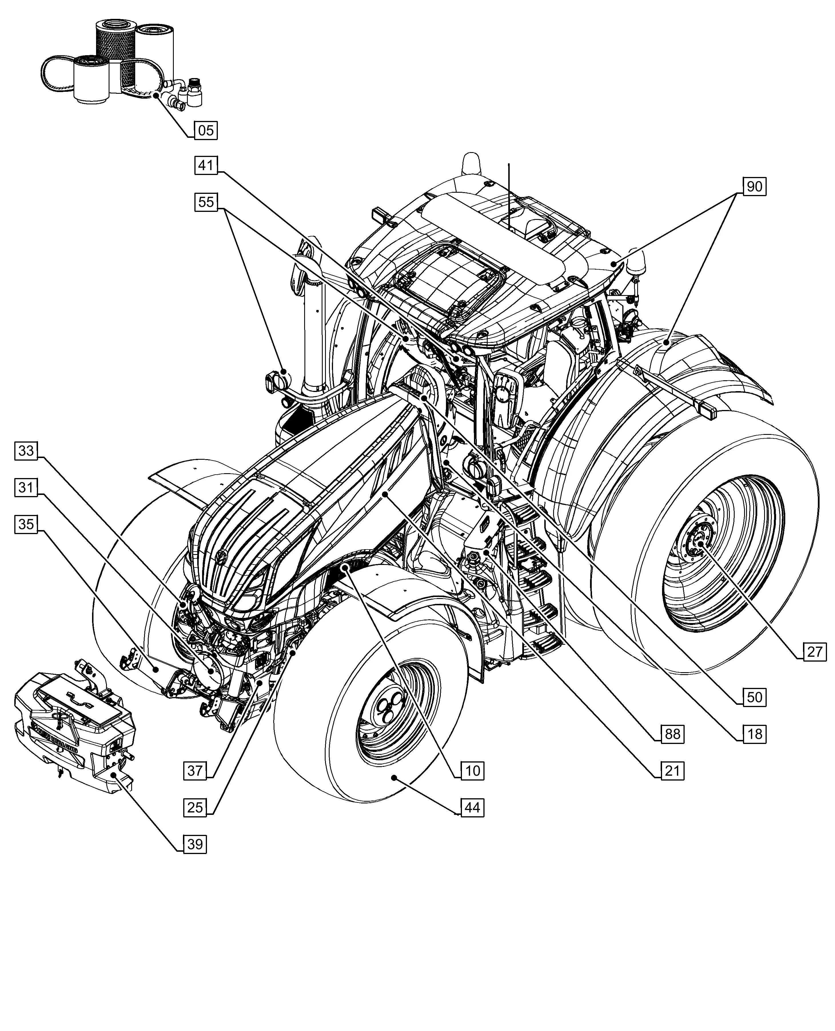 New Holland T7.260 - AUTO COMMAND TRACTOR - TIER 4B - MY18(09/17 ...
