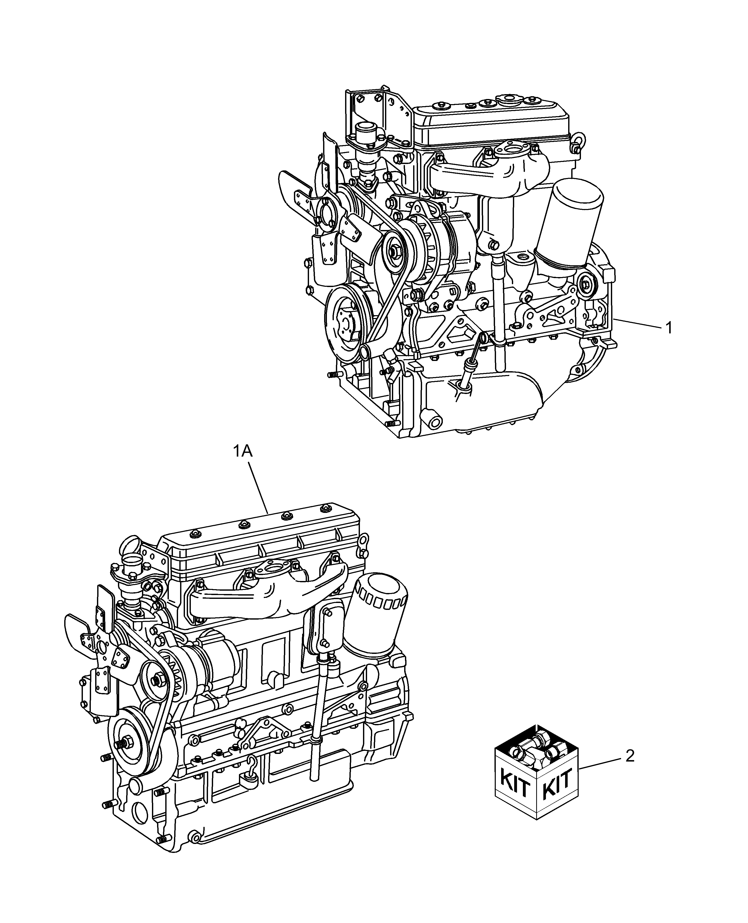 New Holland TT65 - 3 CYL TRACTOR(10/08 - 12/12) Parts Diagrams