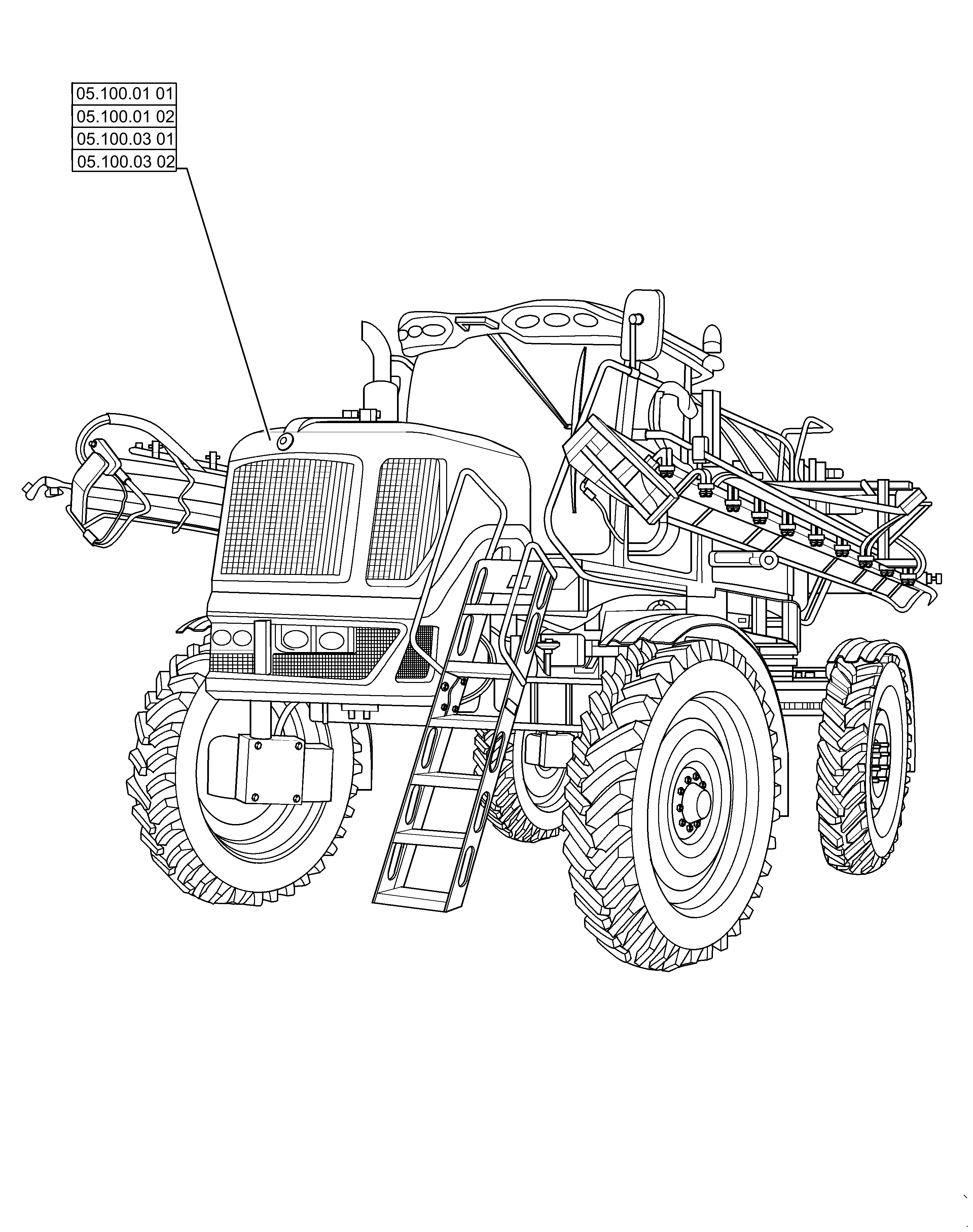 New Holland SP.300R GUARDIAN SPRAYER - TIER 4B 08/15 04/21 Parts Diagrams