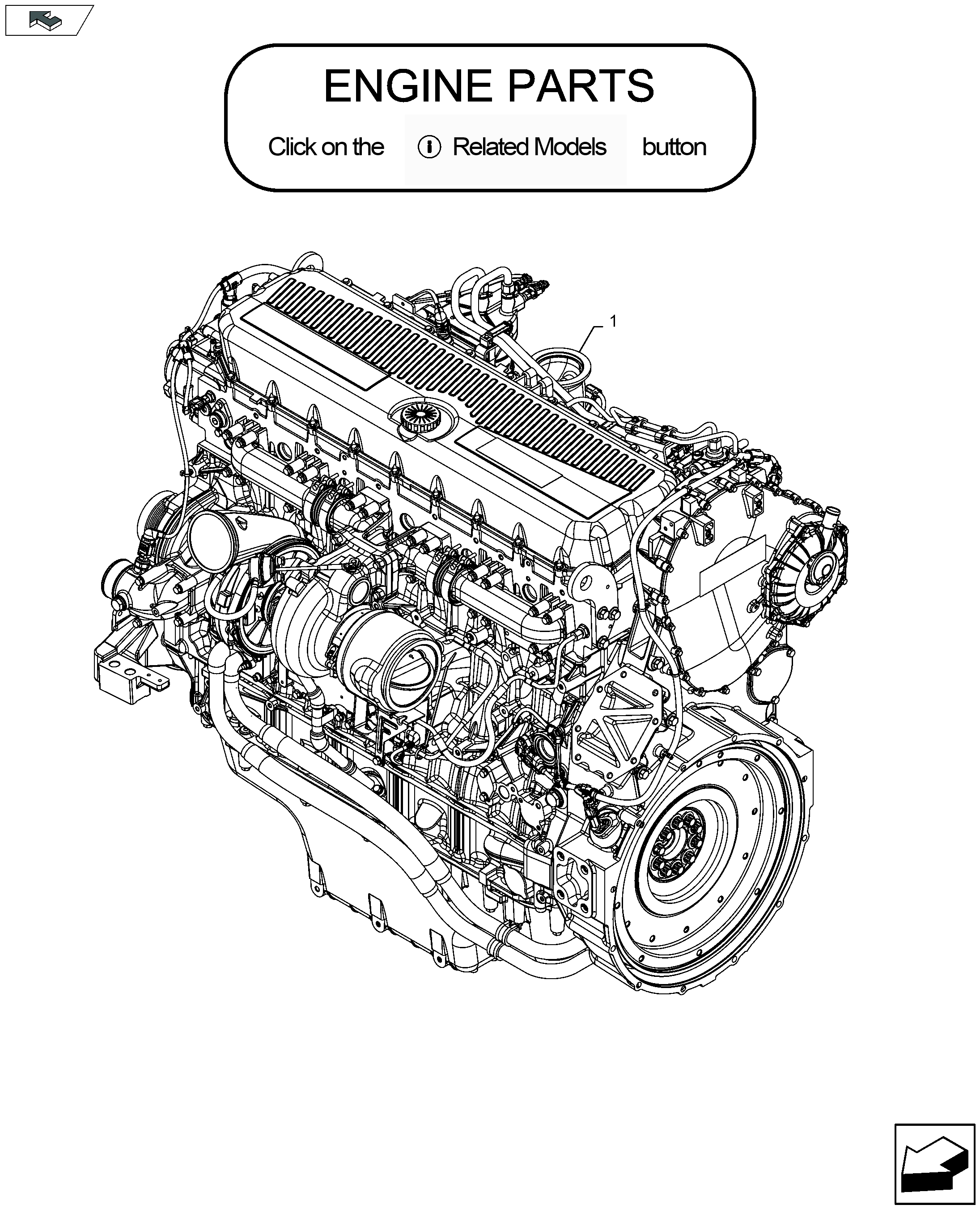 New Holland CR10.90 TRA5 OPTICLEAN ROTARY COMBINE. 04/24 Parts Diagrams