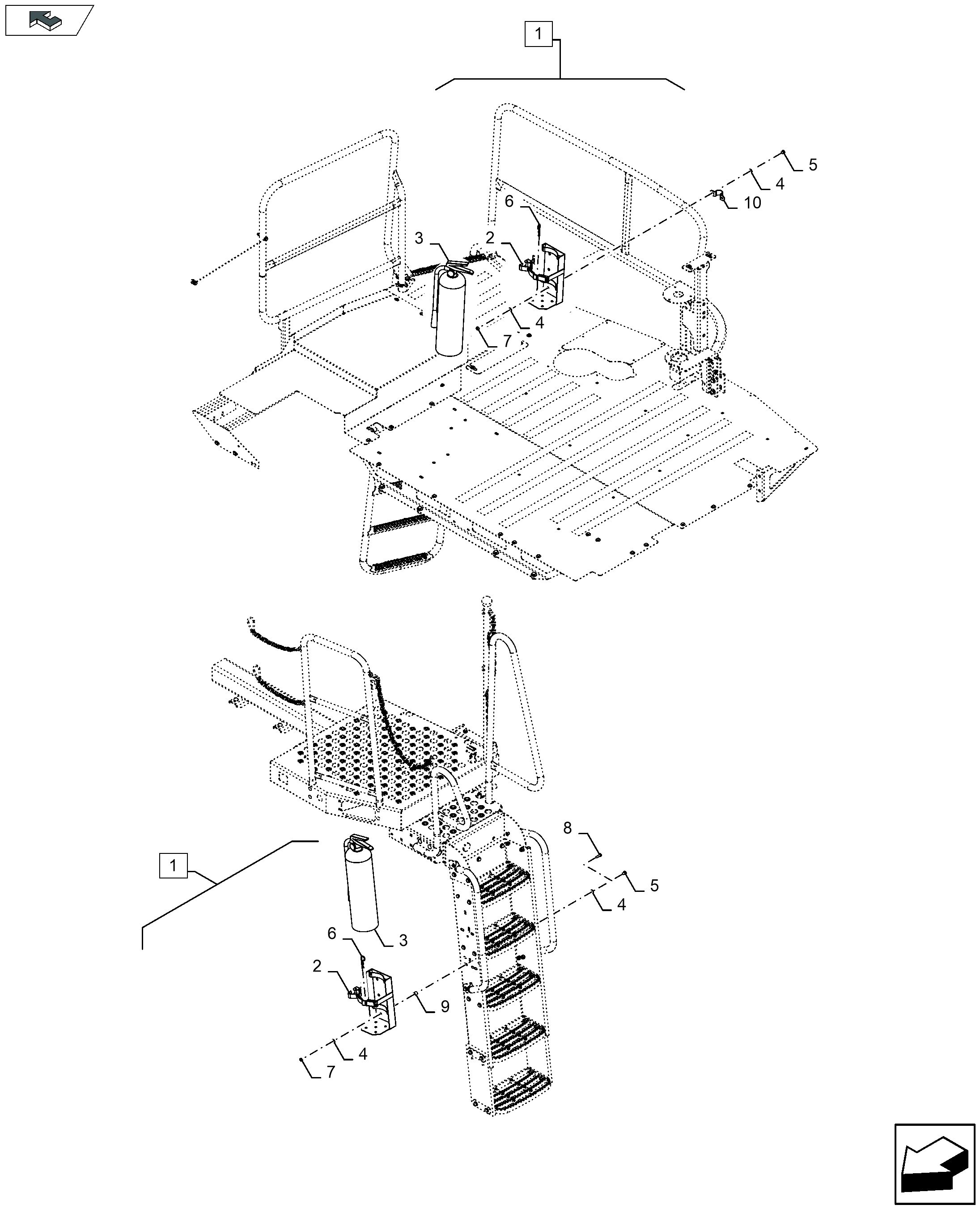 New Holland CR7.80 A5 AGGR SHAKE ROTARY COMBINE MY25 10/24 Parts Diagrams