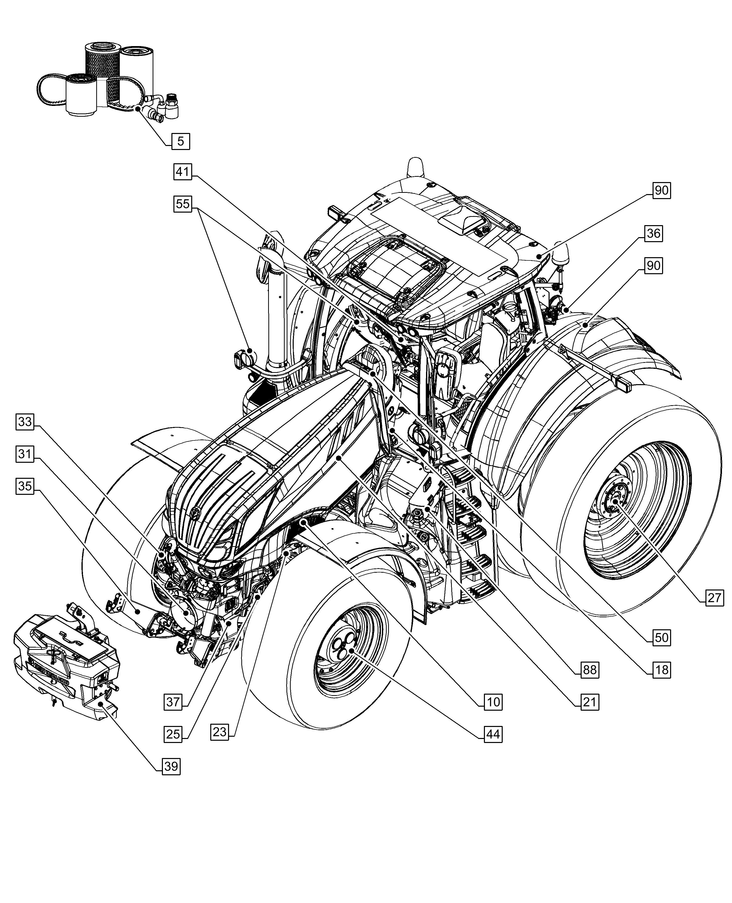 New Holland T7.315 Auto Command PLM Intelligence Tractor - Stage V ...