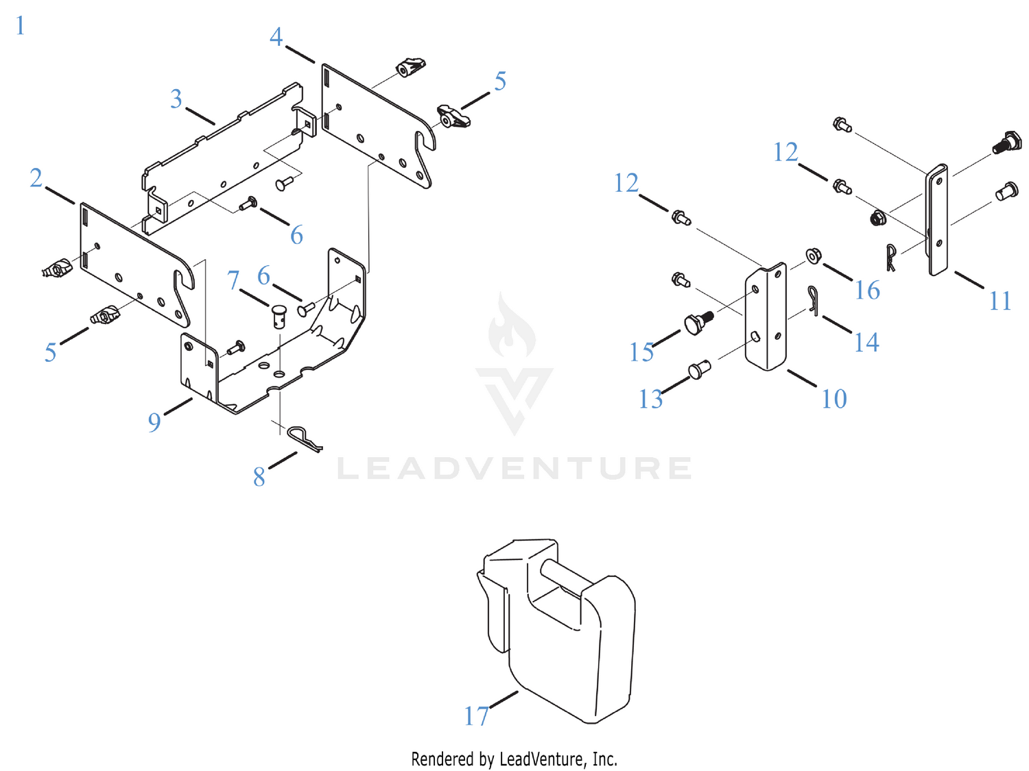 Troy-Bilt 490-900-F060 42lb Rear Weight Kit Parts Diagrams