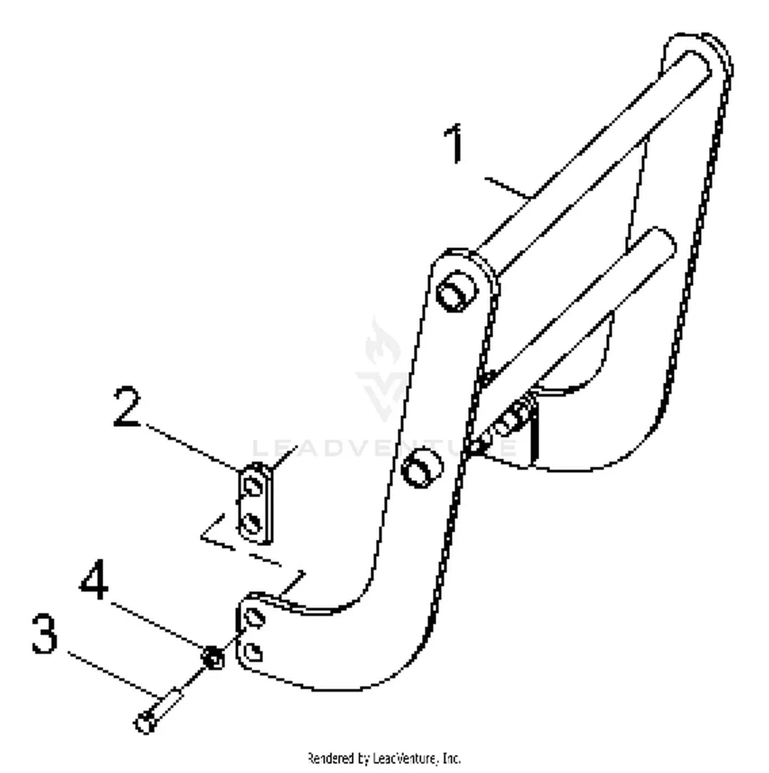 Woods Loader Mounting Kit 111899 Parts Diagrams