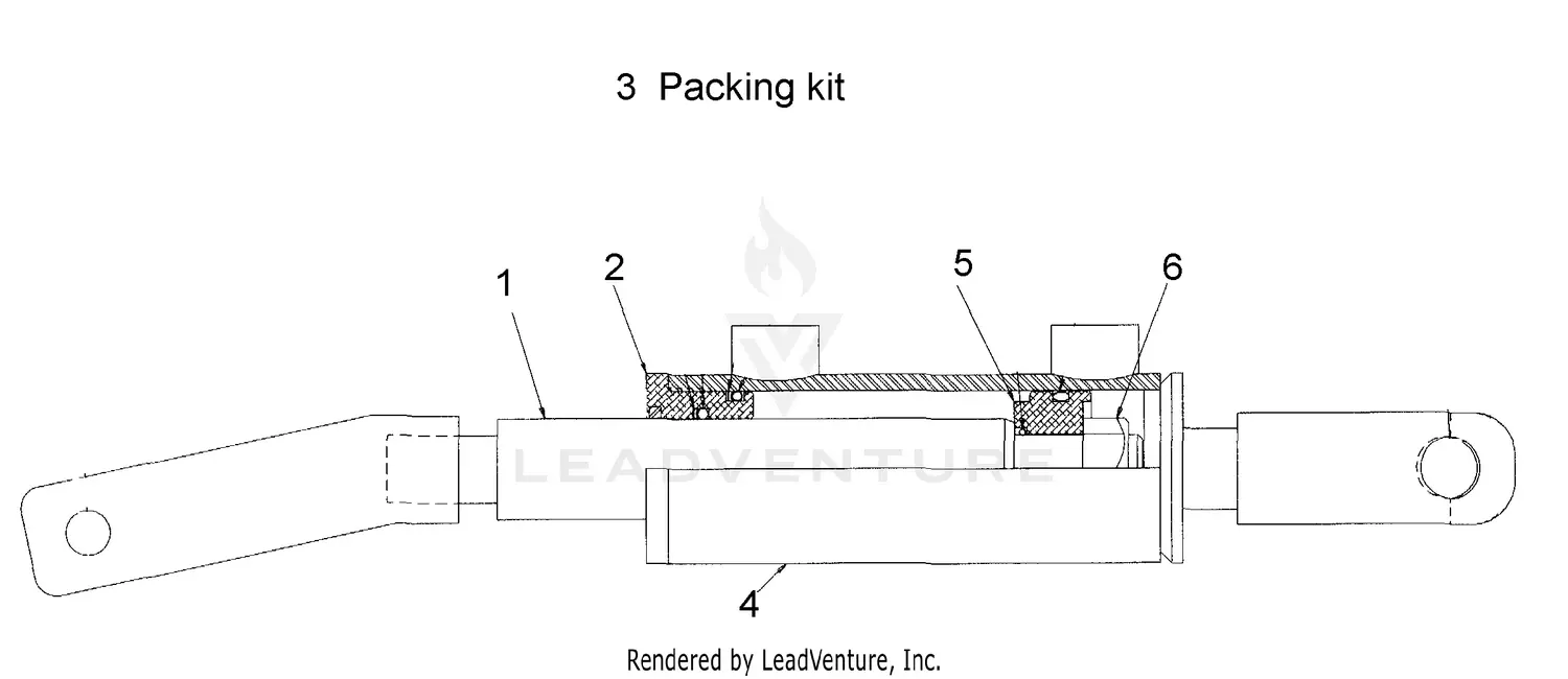 Woods 131148 Hydraulic Cylinder Parts Diagrams