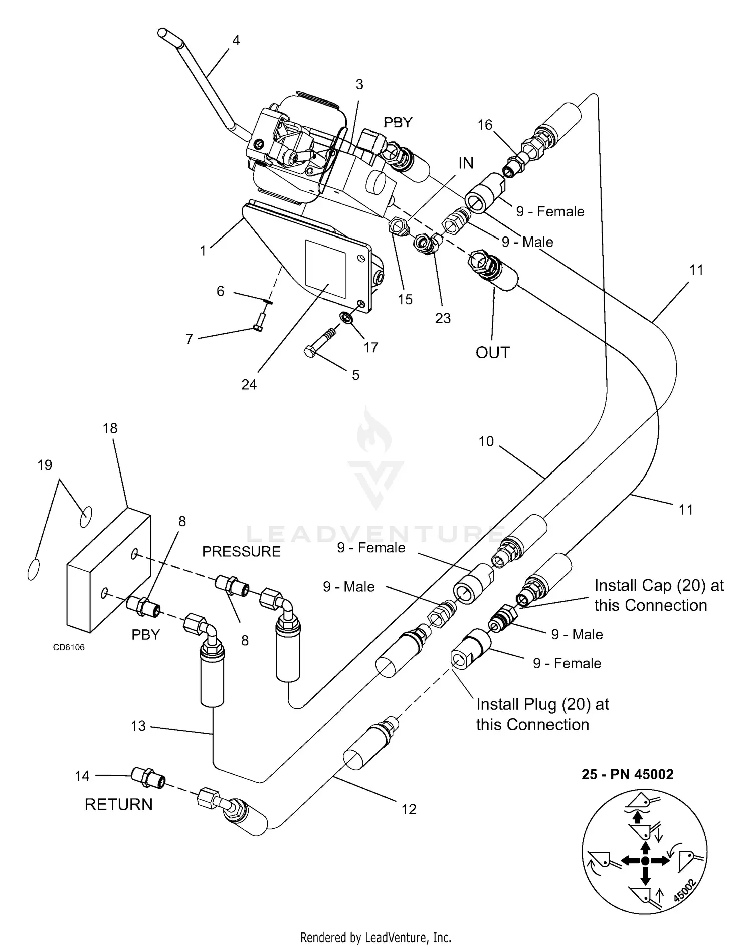 Woods Hydraulic Kit 1005718 Parts Diagrams
