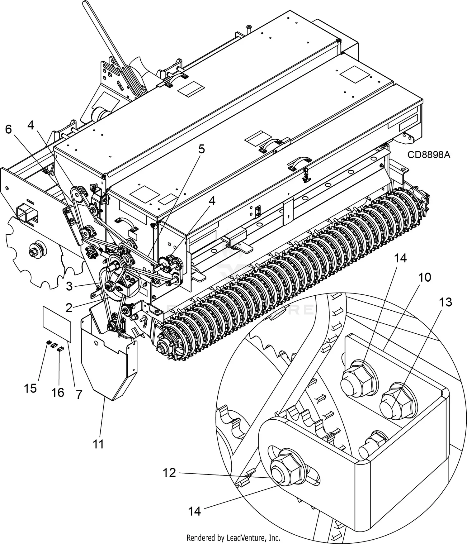 Woods PS1084 Parts Diagrams