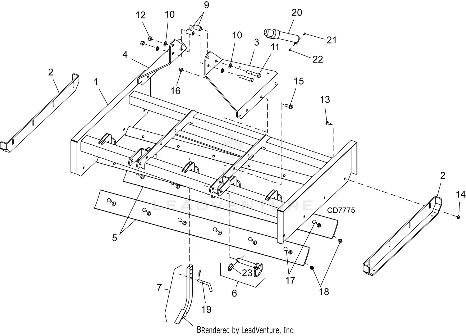 Woods GS1060 Parts Diagrams