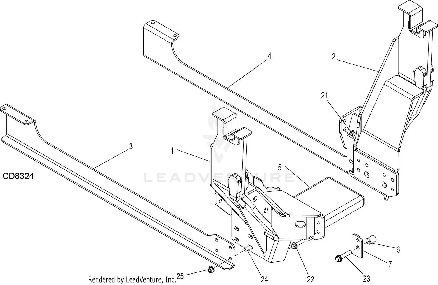 Woods LD102 Parts Diagrams