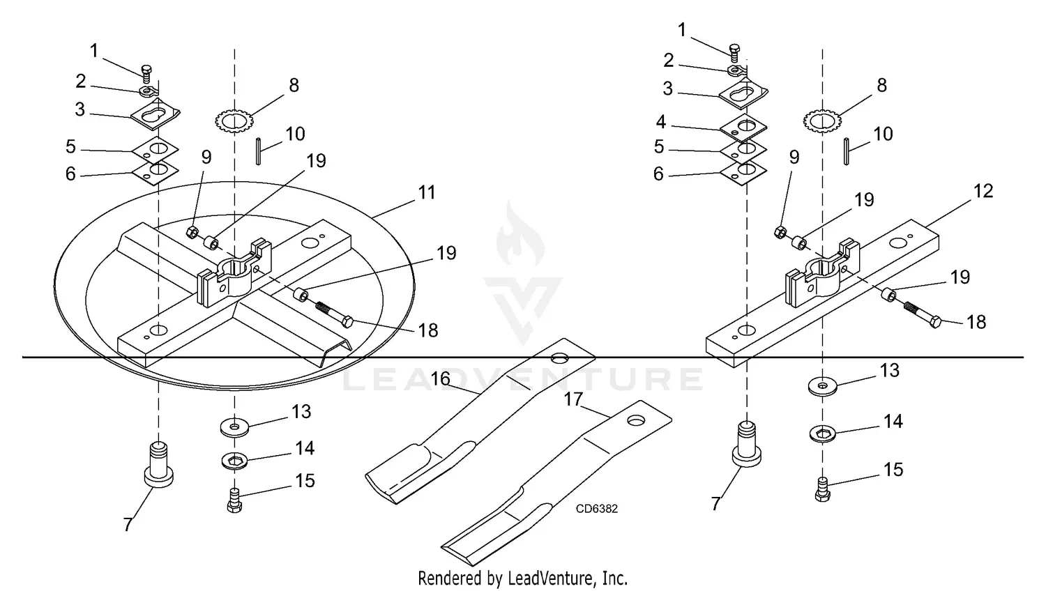Woods 2120-3 Batwing Parts Diagrams
