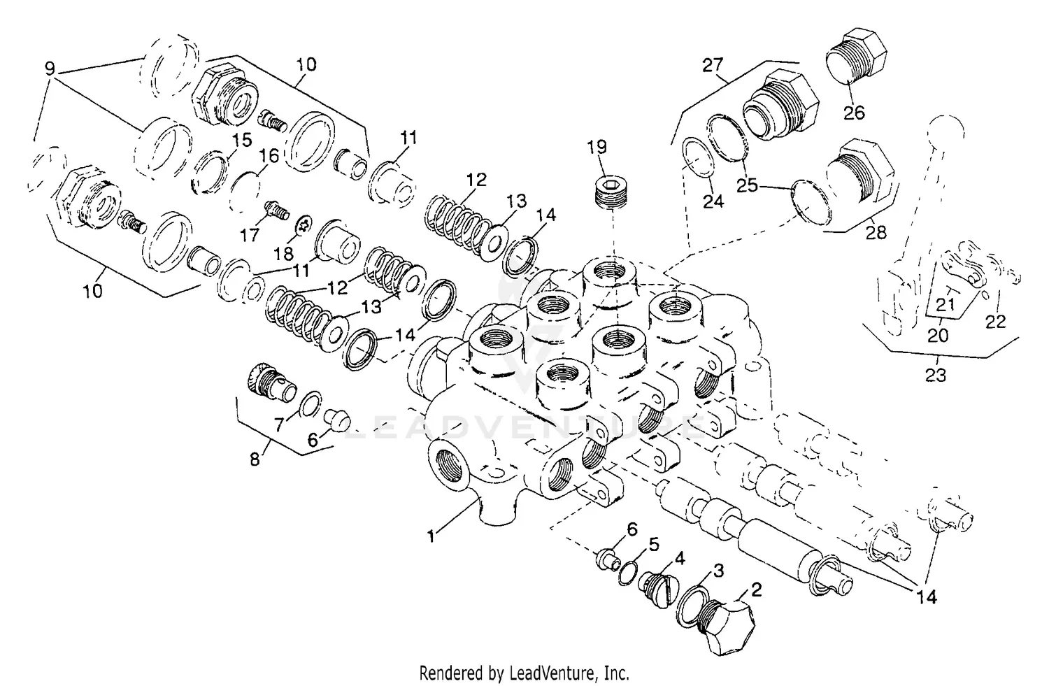 Woods B320-7 Batwing Parts Diagrams