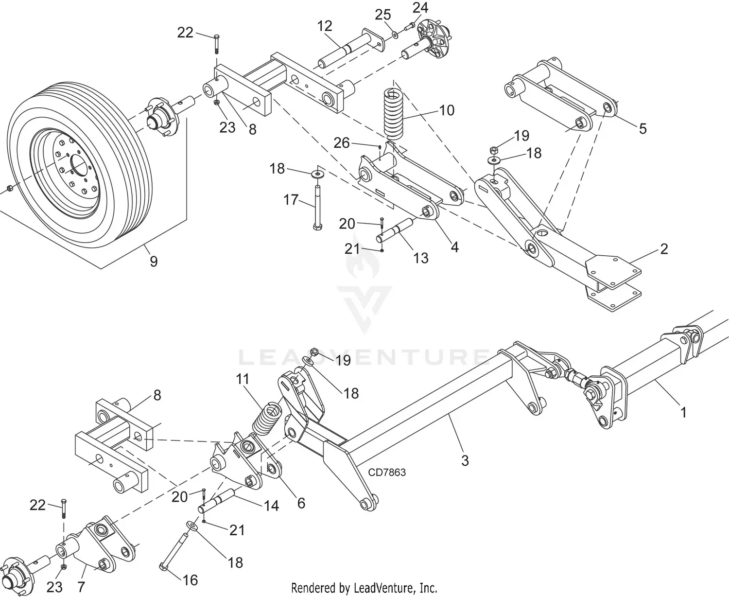 Woods BW1260XQ Parts Diagrams
