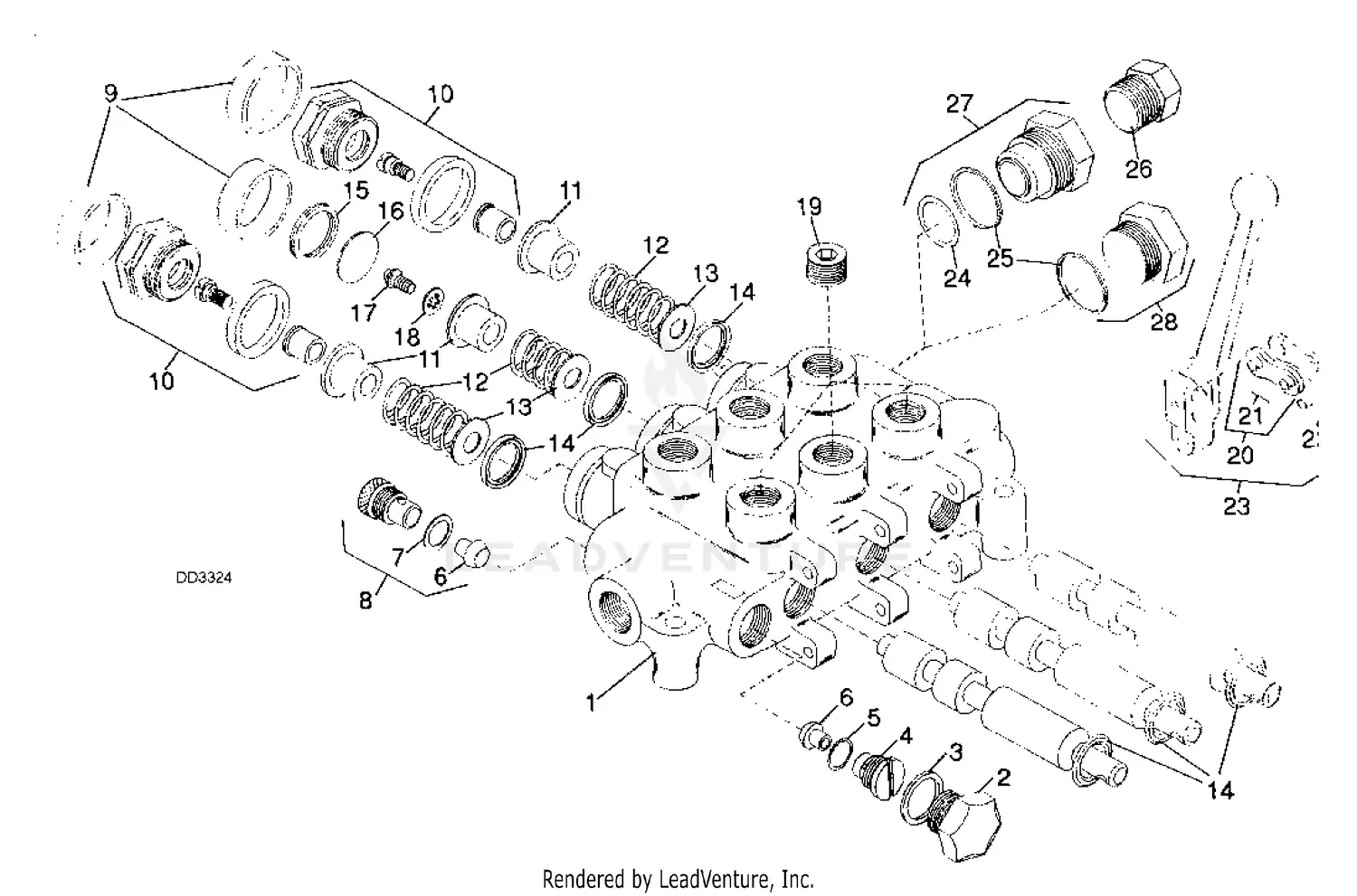 Woods BW180-2 Batwing Parts Diagrams