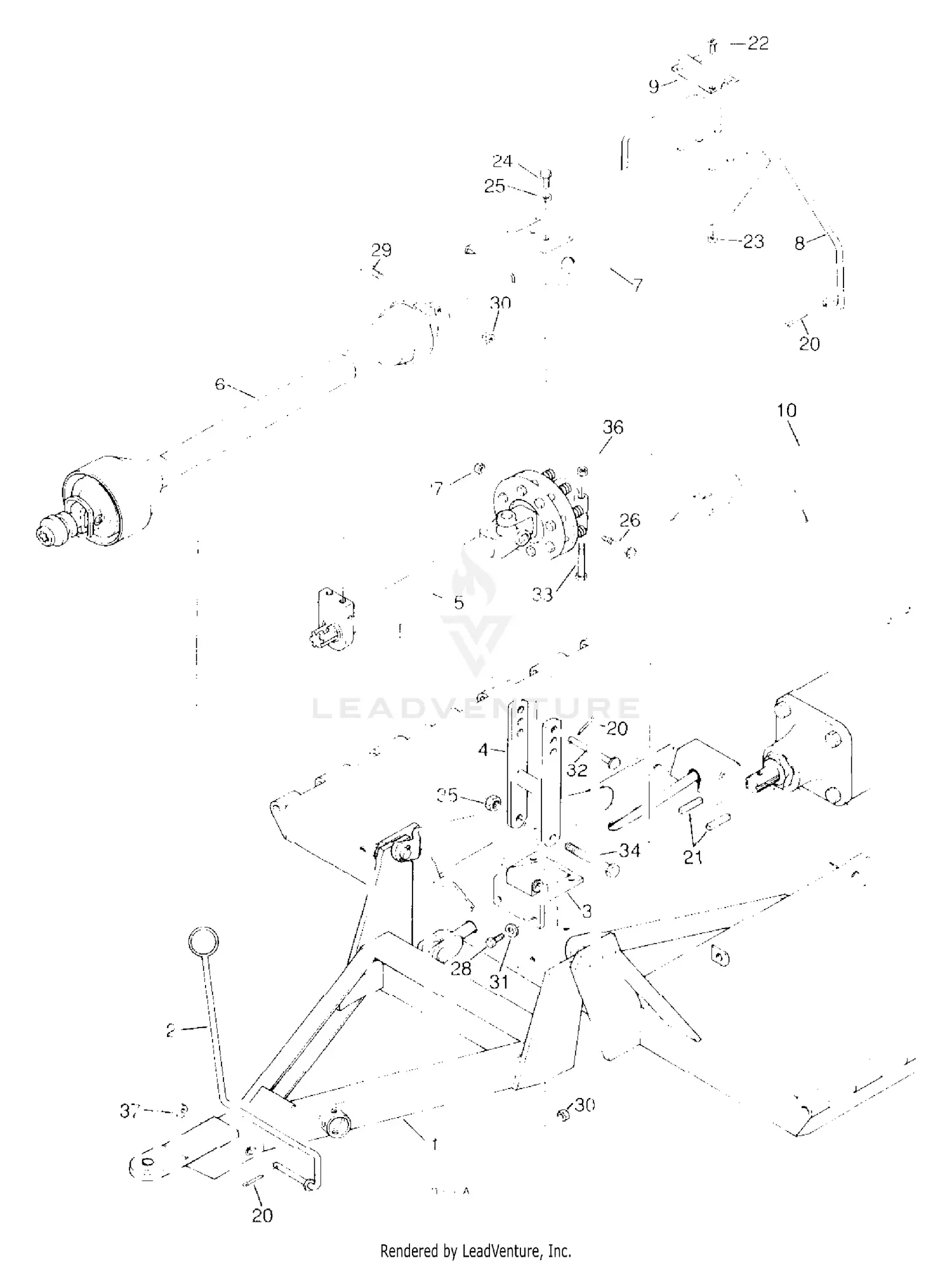 Woods HD315 Batwing Parts Diagrams