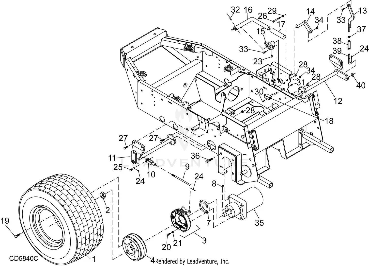 Woods FZ23B (SERIAL NUMBER 1177489 & UP) Parts Diagrams