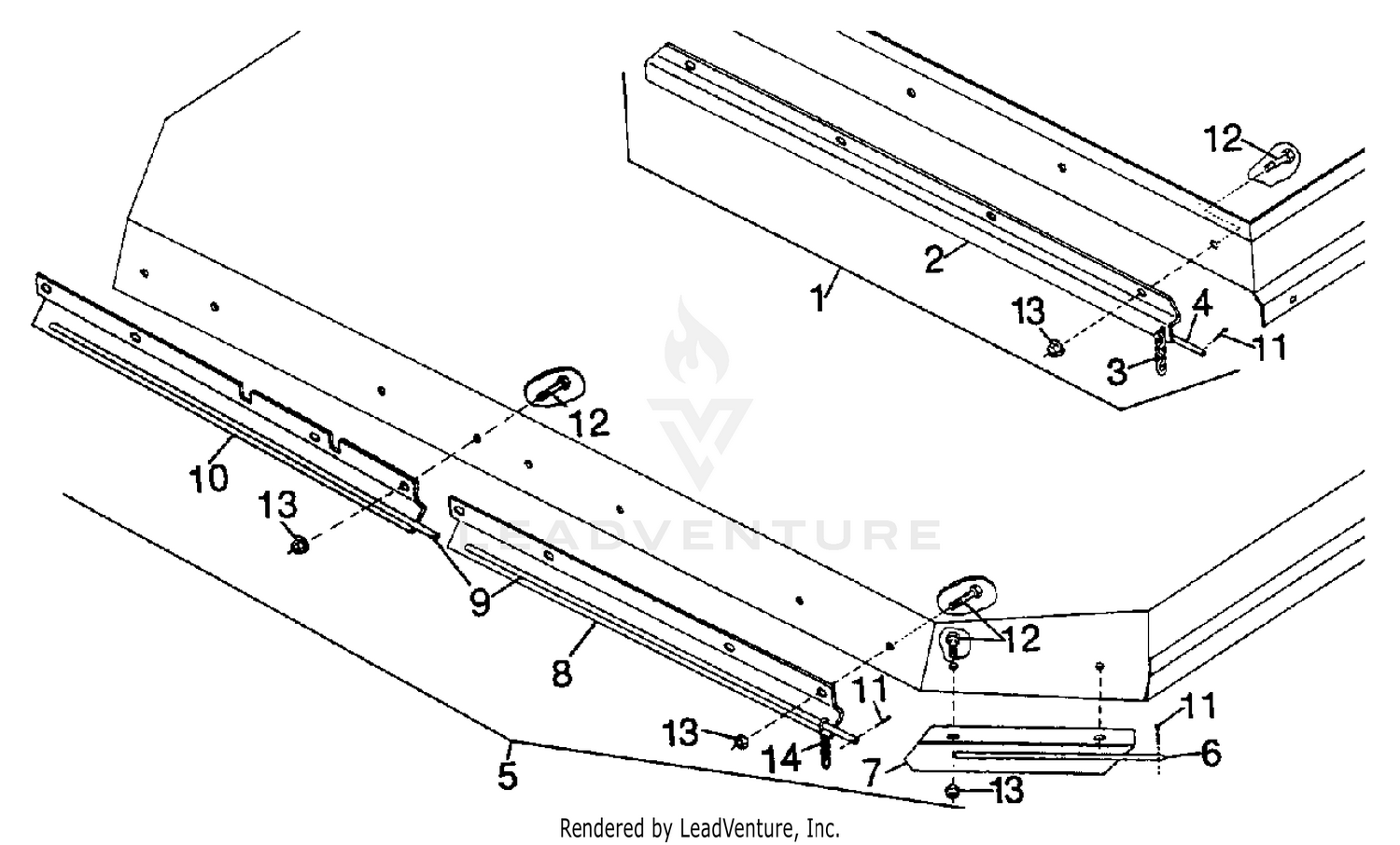 Woods 121-2 S/N 10,001 & Up Multi-Spindle Parts Diagrams