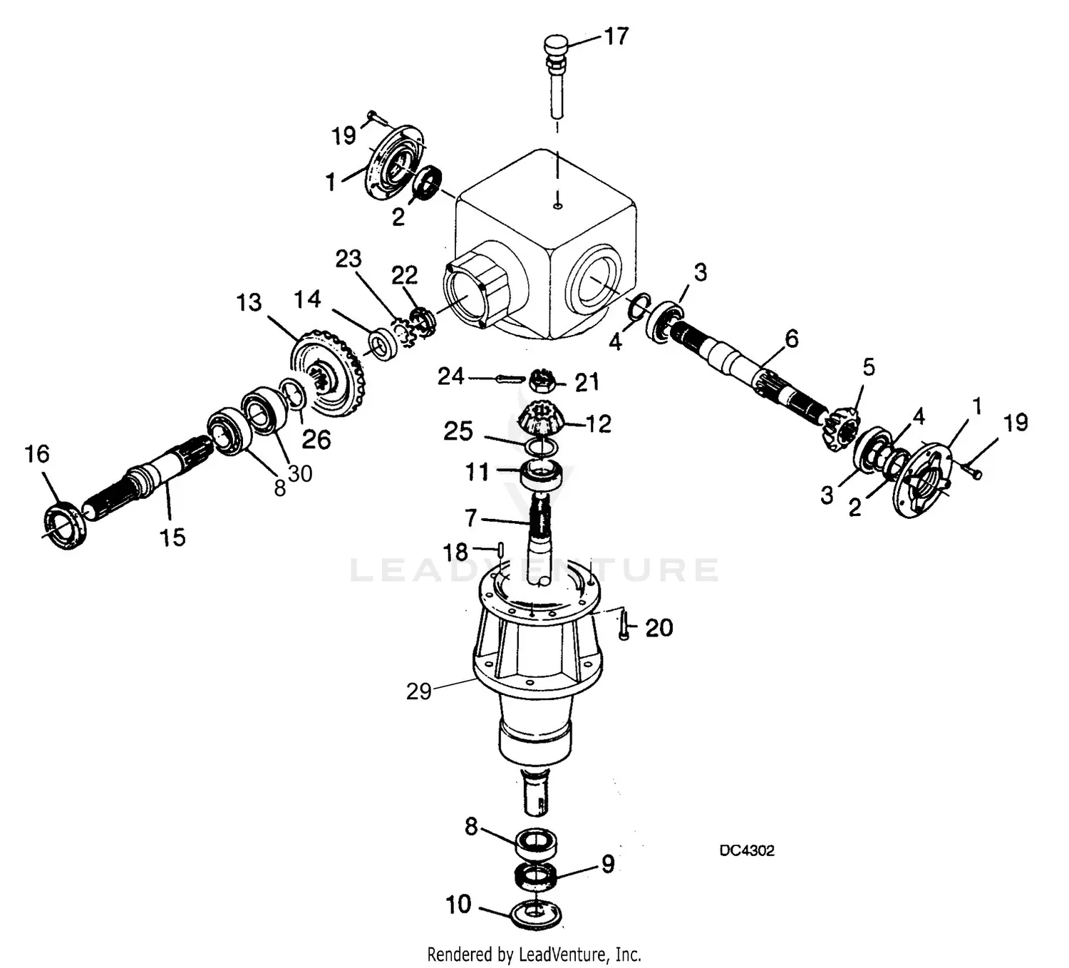 Woods 3168Q Multi-Spindle Parts Diagrams