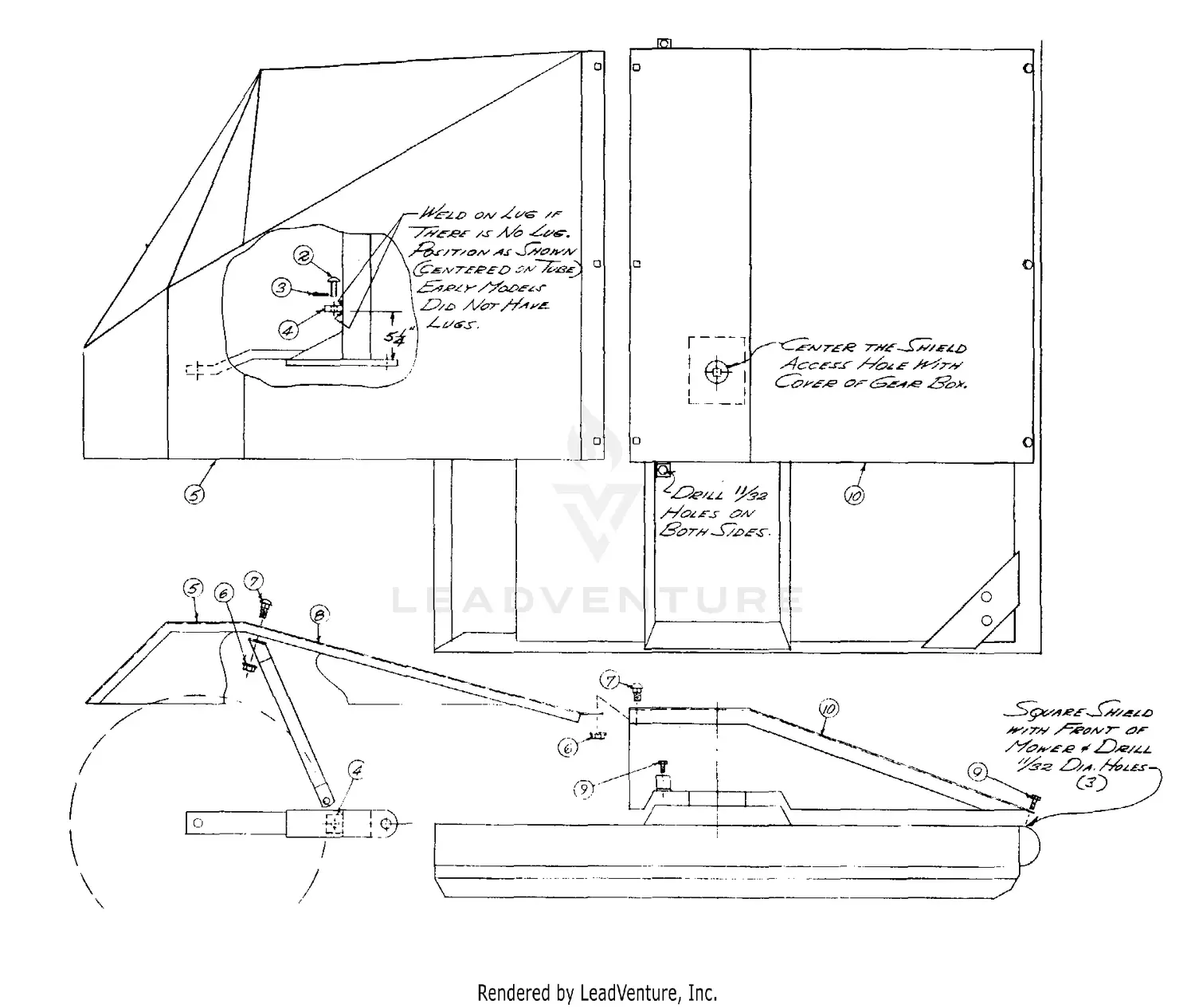 Woods O210-2 Multi-Spindle Parts Diagrams