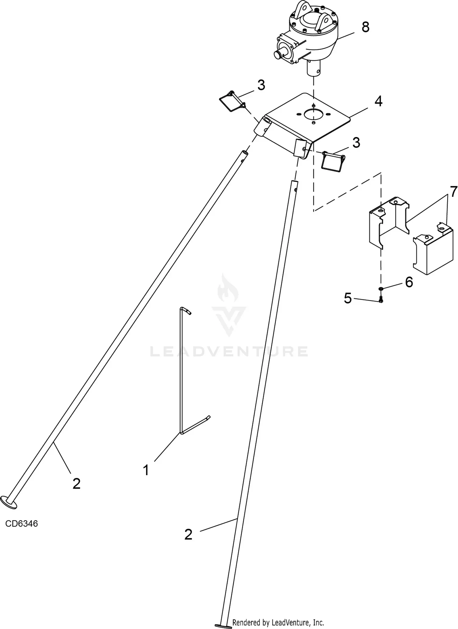 Woods TPD25 Parts Diagrams