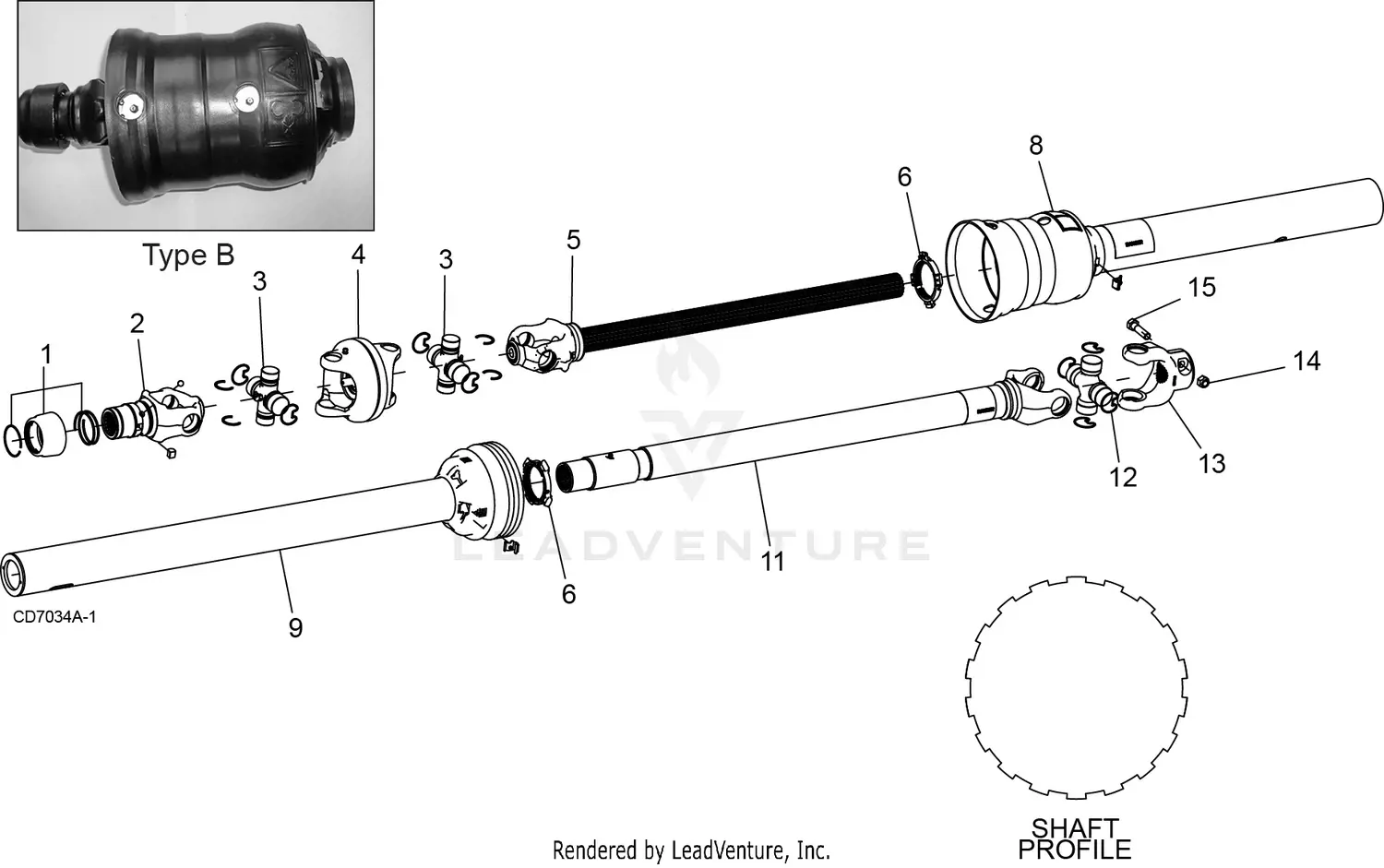 Woods DSO8.50 Rotary Cutter Parts Diagrams