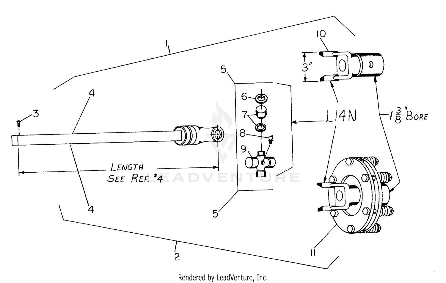 Woods M4-1 Single Spindle (8/83) Parts Diagrams