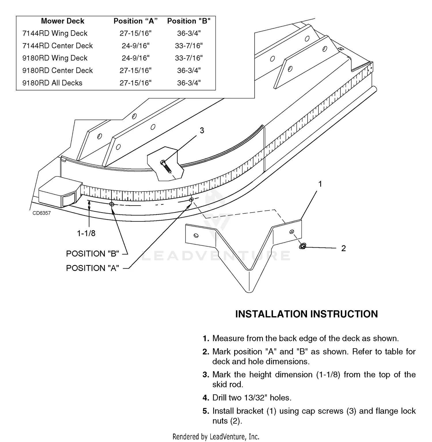 Woods 9204RD-2 Turf Batwing Mower Parts Diagrams