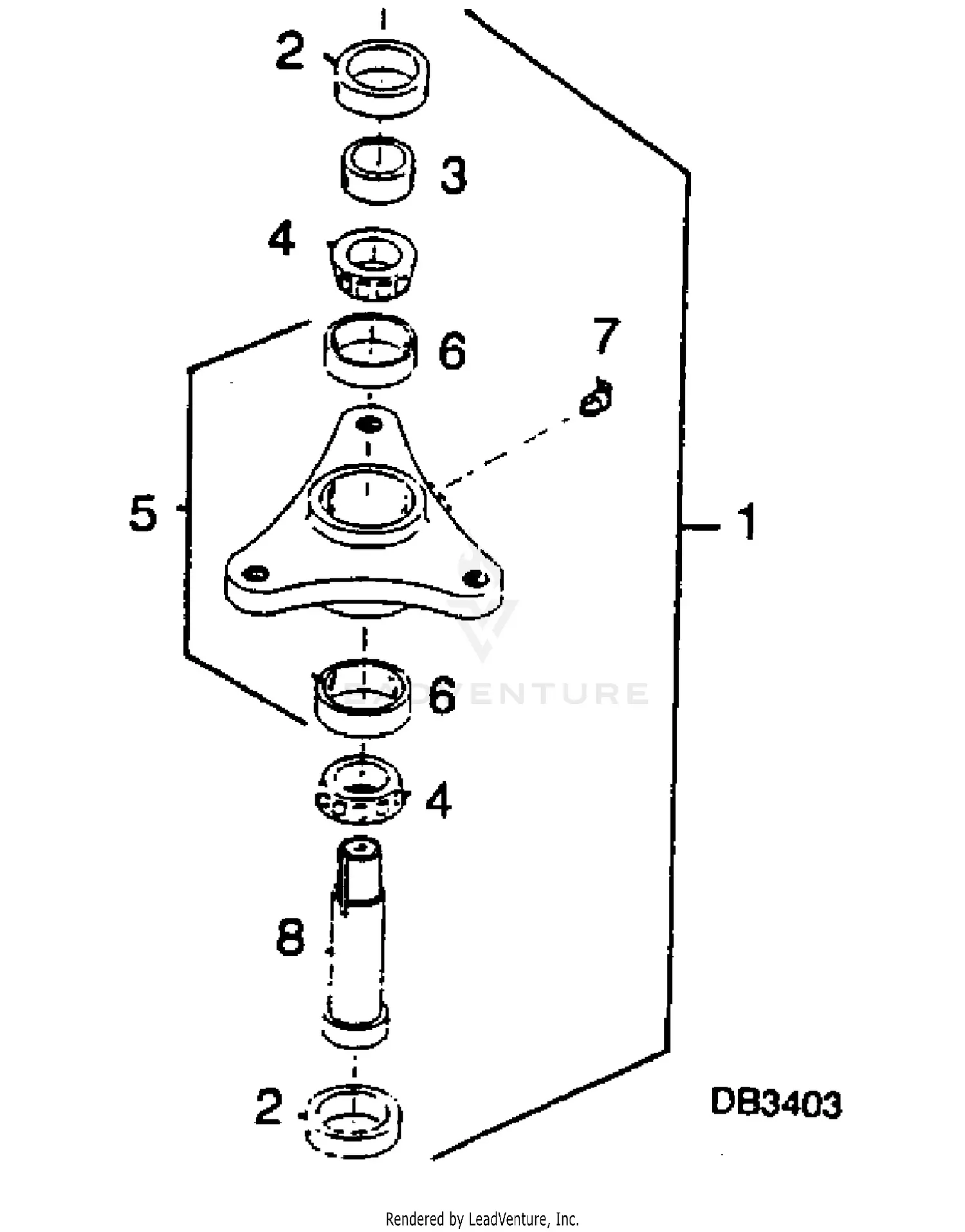 Woods C360H235 Undermount & Mid-mount Case-IH 235 (1985-86) Parts Diagrams