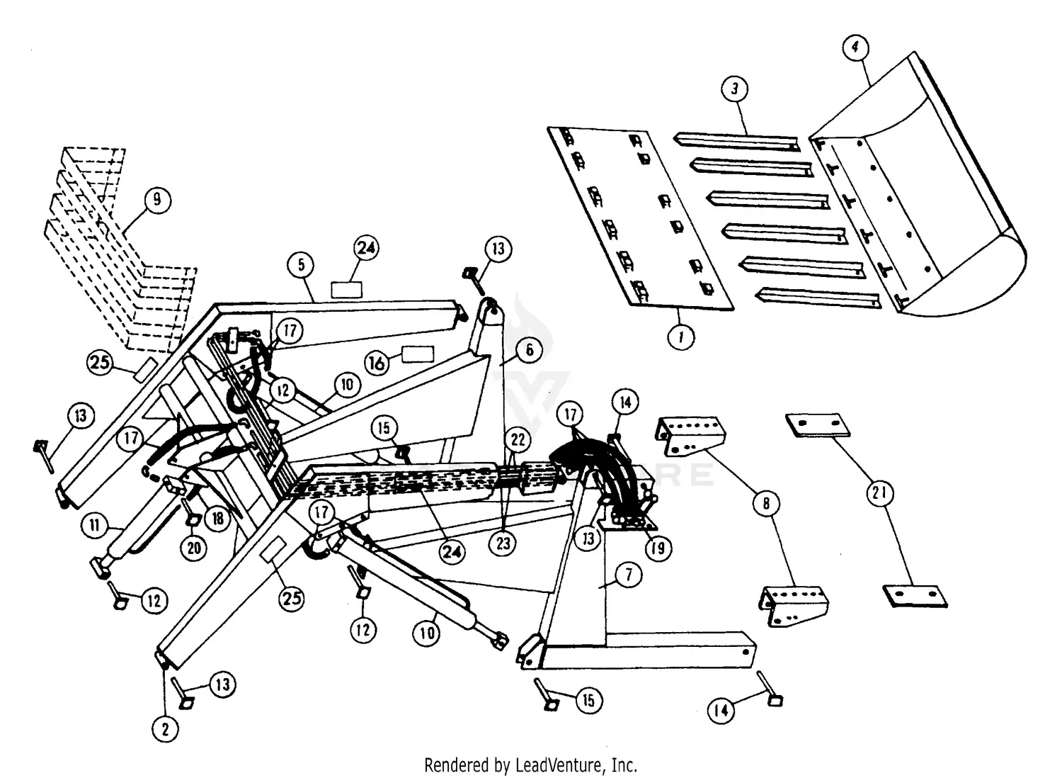 Woods 100 Loader Parts Diagrams