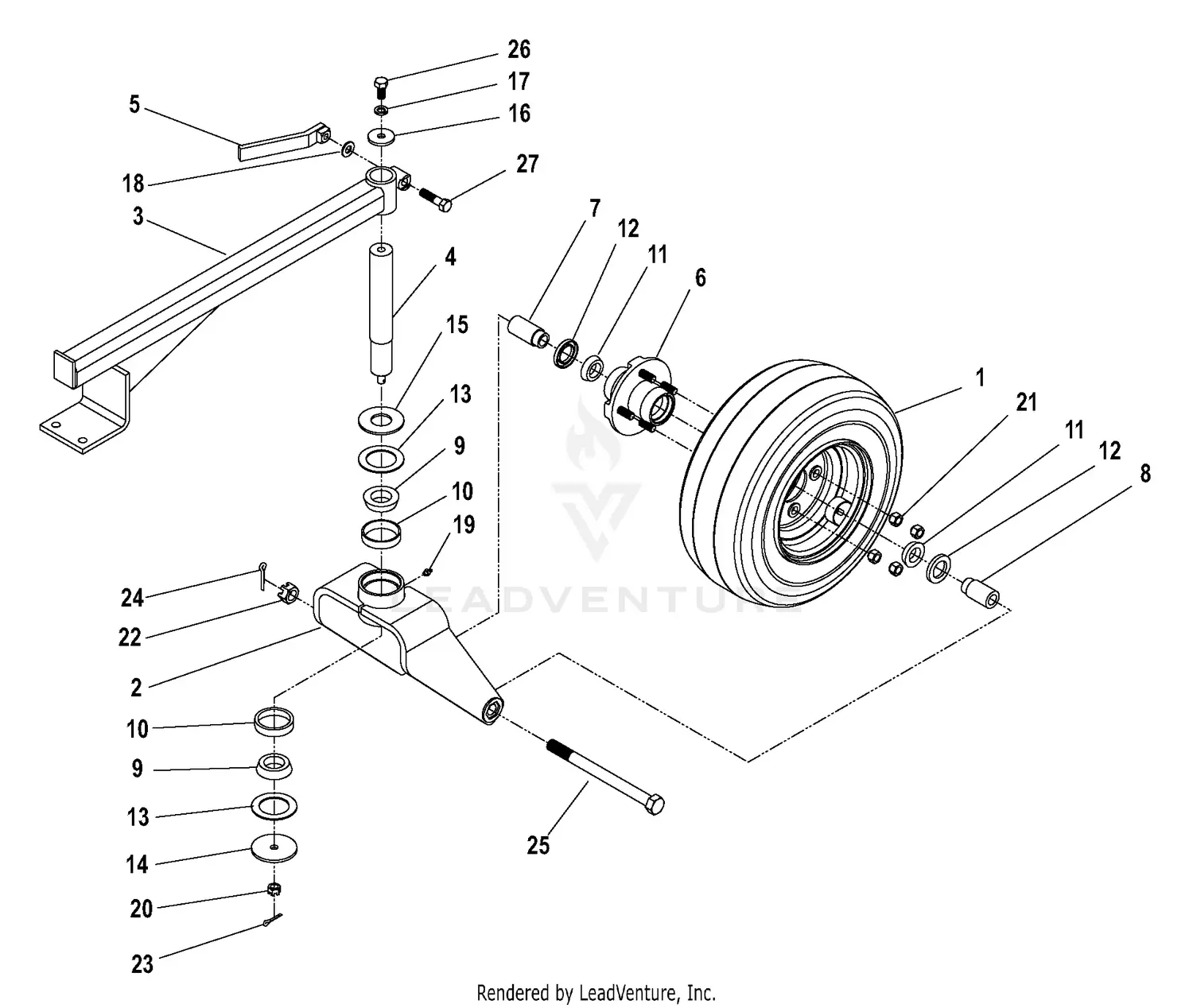 Woods PR720ST Power Rake Parts Diagrams