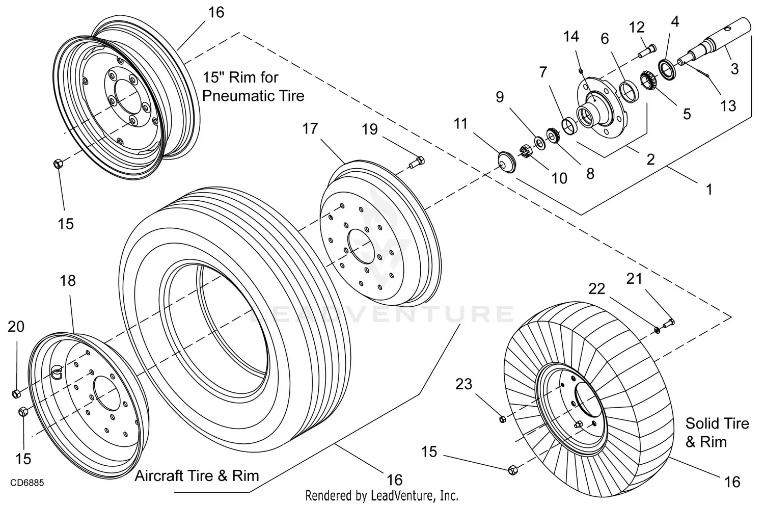 Woods BW15.50 Batwing Parts Diagrams