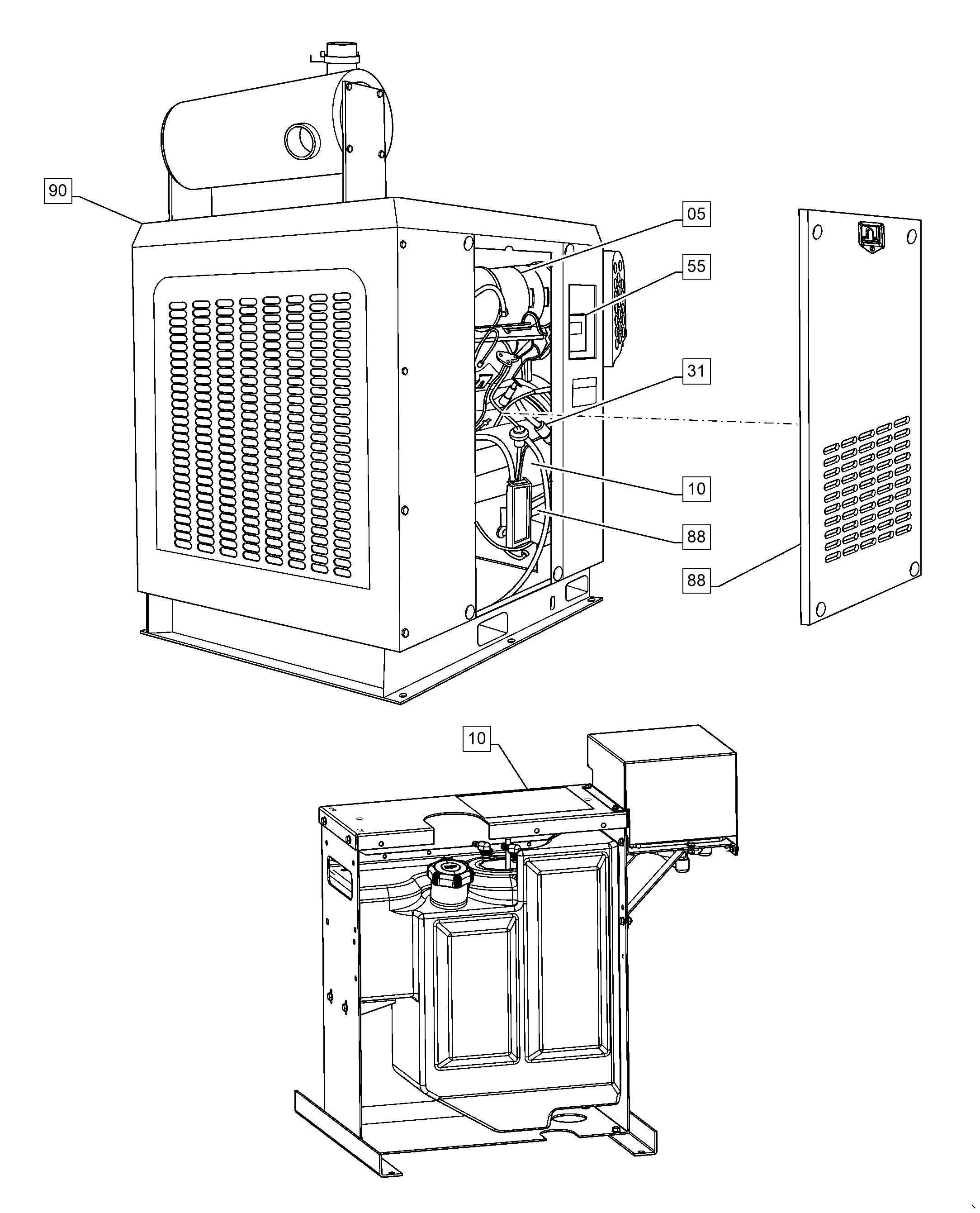 Case IH 100A - POWER UNIT - TIER 4A(01/13 - 12/15) Parts Diagrams