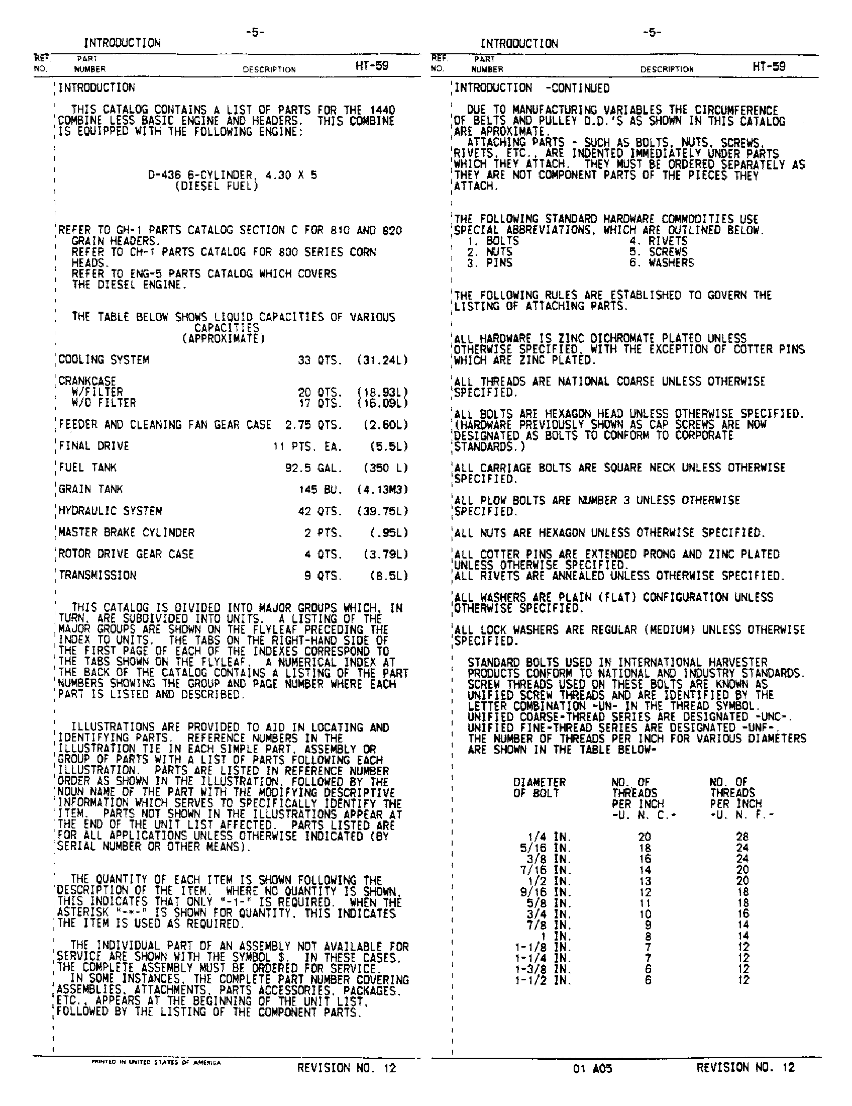 Case IH 1440 - CASE IH AXIAL-FLOW COMBINE (NORTH AMERICA)(01/77 - 12/84 ...